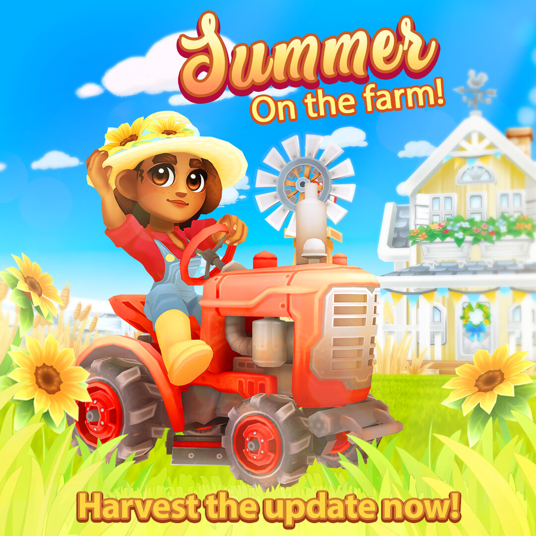 ArtStation - IT'S LITERALLY JUST MOWING - Summer Farm Update