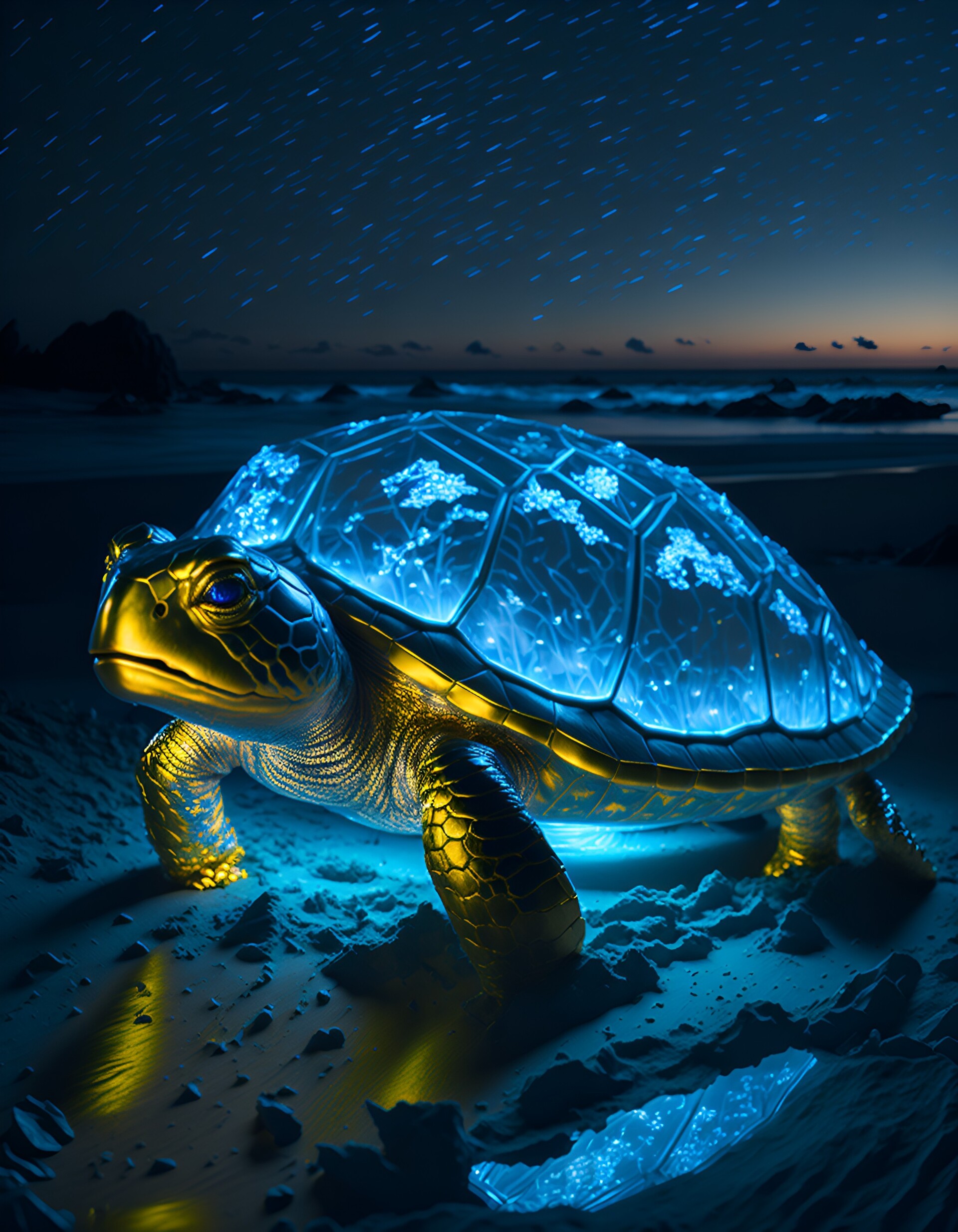 InspireFlow - Sea Turtle at Night