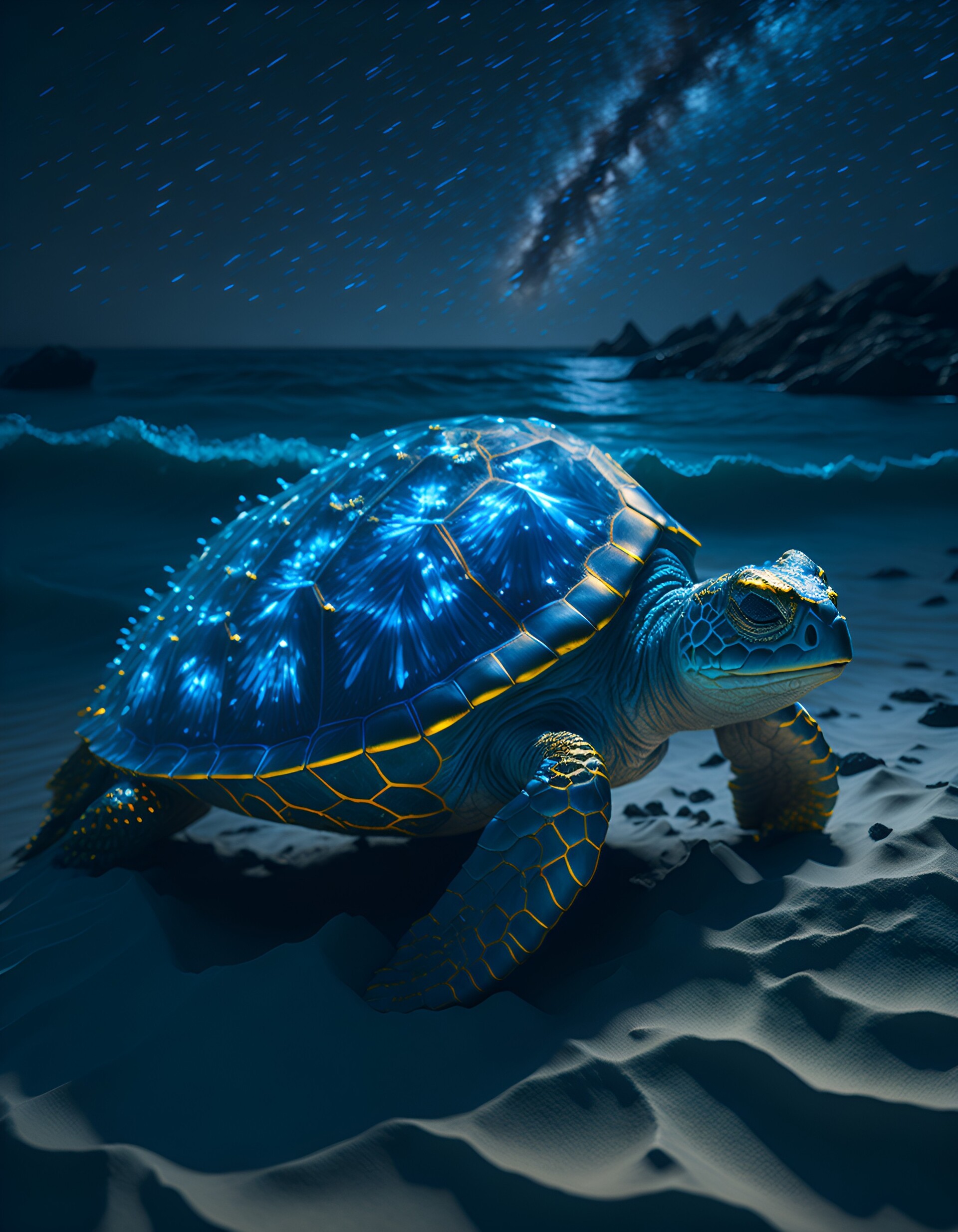 InspireFlow - Sea Turtle at Night