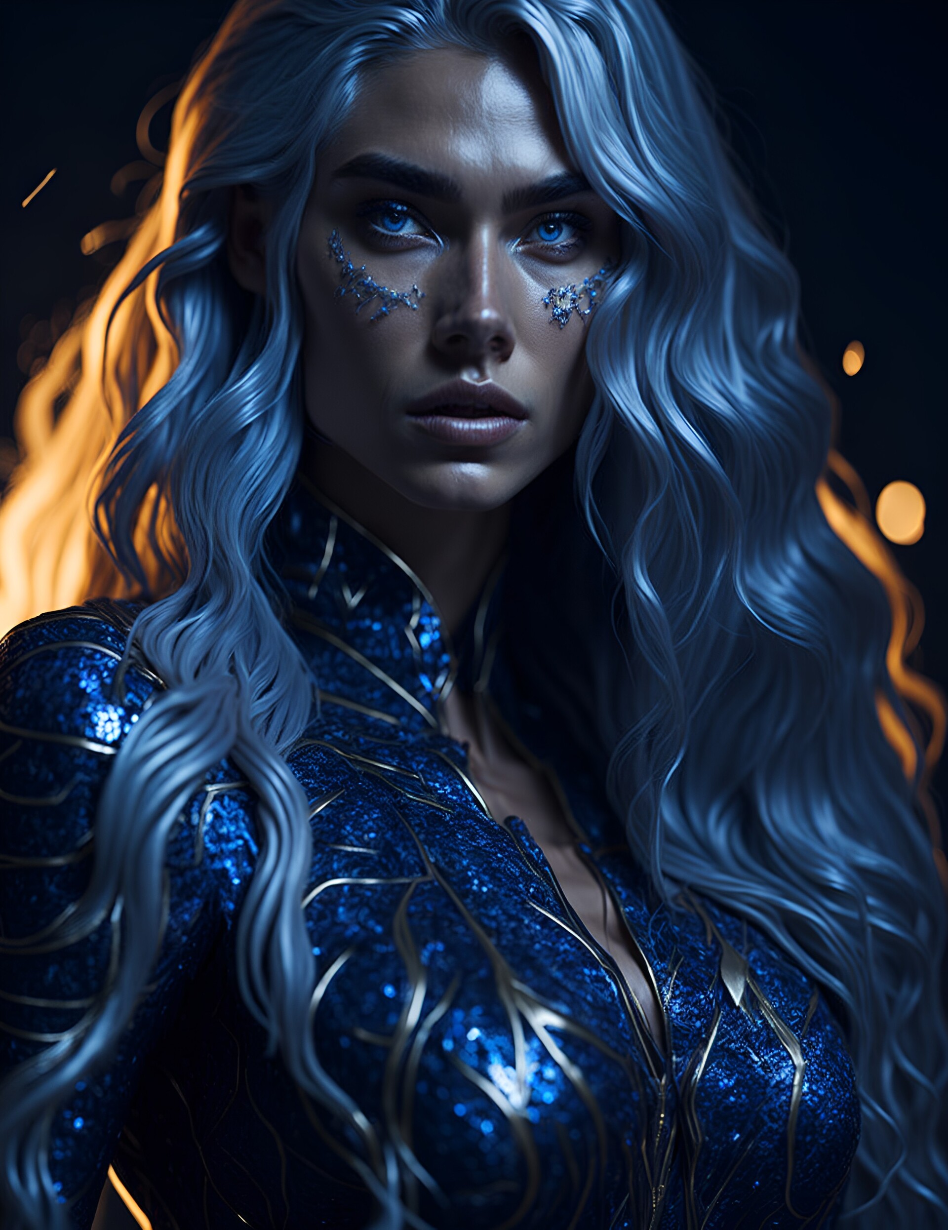 ArtStation - Sapphire Dress