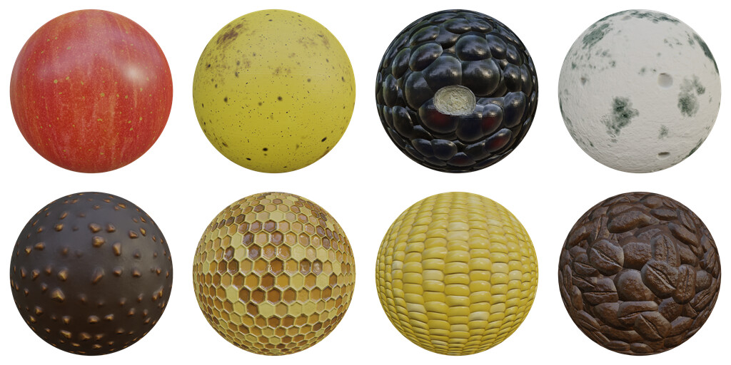 ArtStation - Food PBR Materials