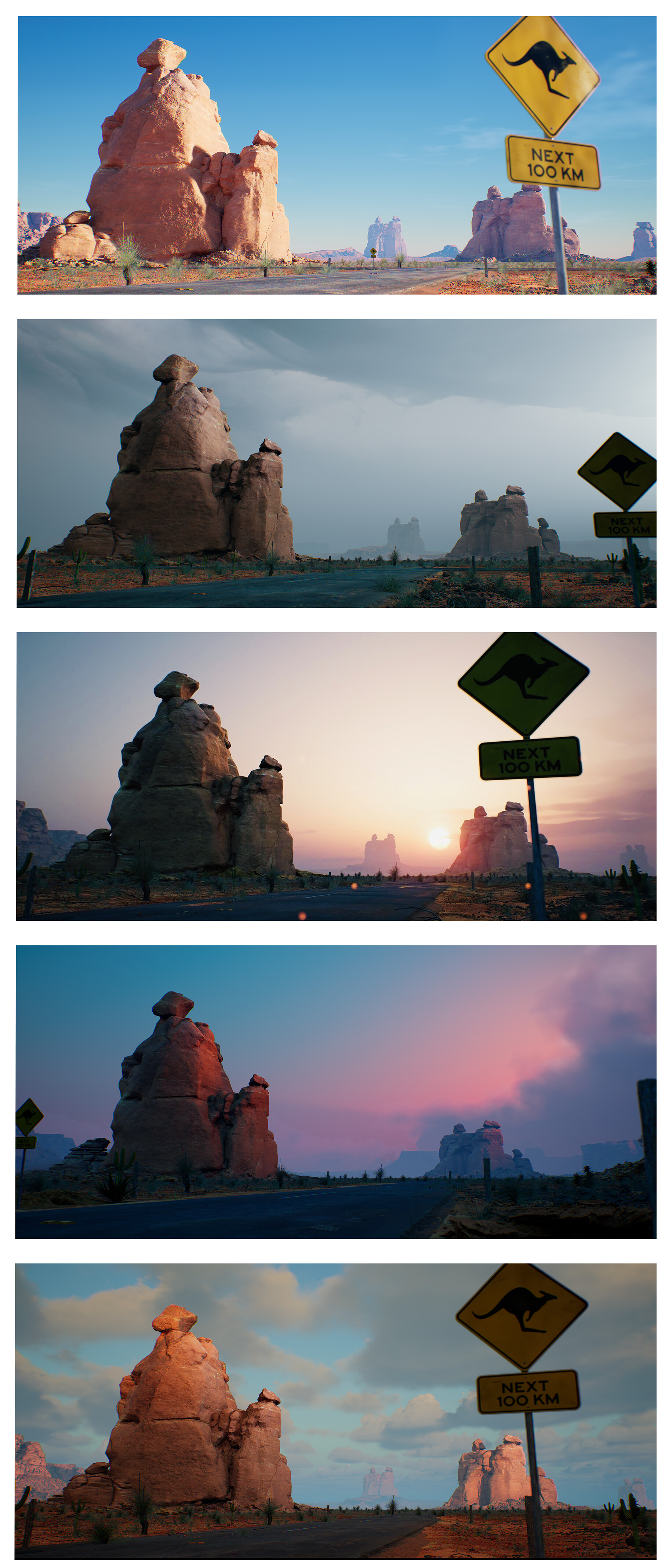 ArtStation - Mood practice!