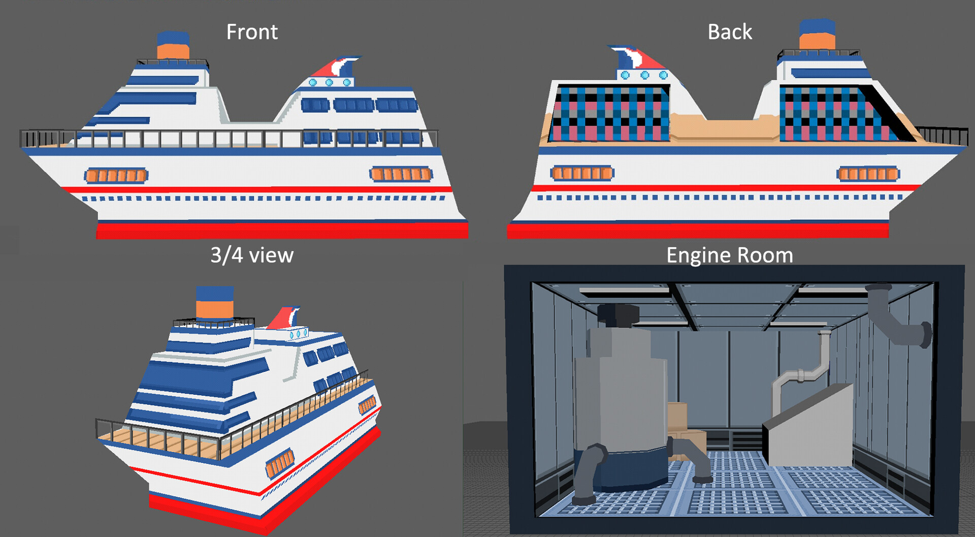 Kamal Ariff - Unused assets for a 2D pixel Ship / Shooter game