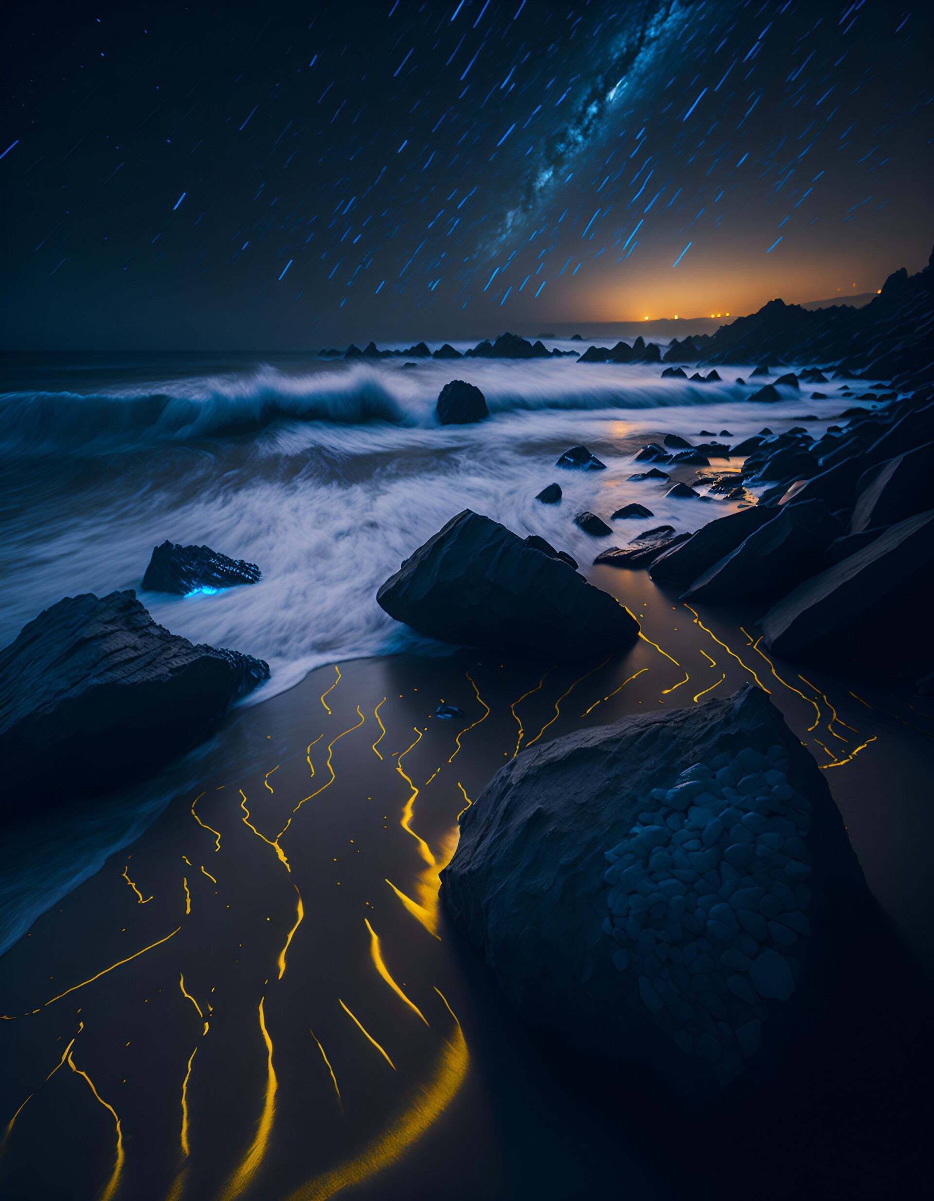 InspireFlow - Night Walk on the Beach