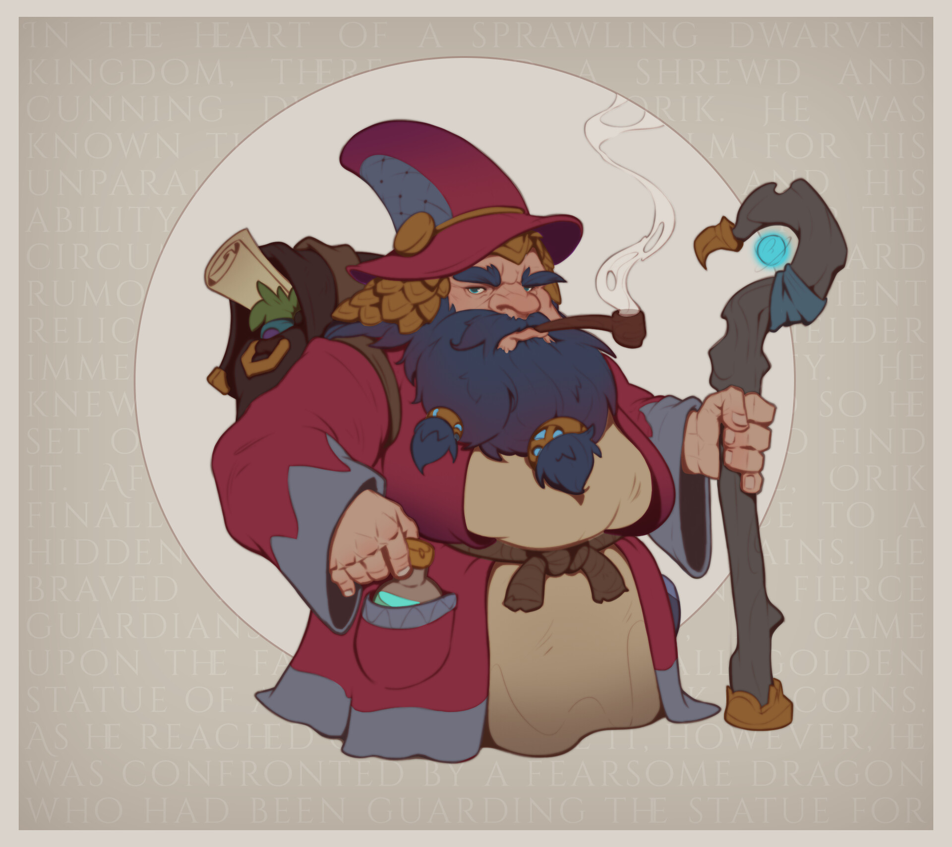 Dwarven Merchant by Alexander Dolgov : r/ImaginaryStash