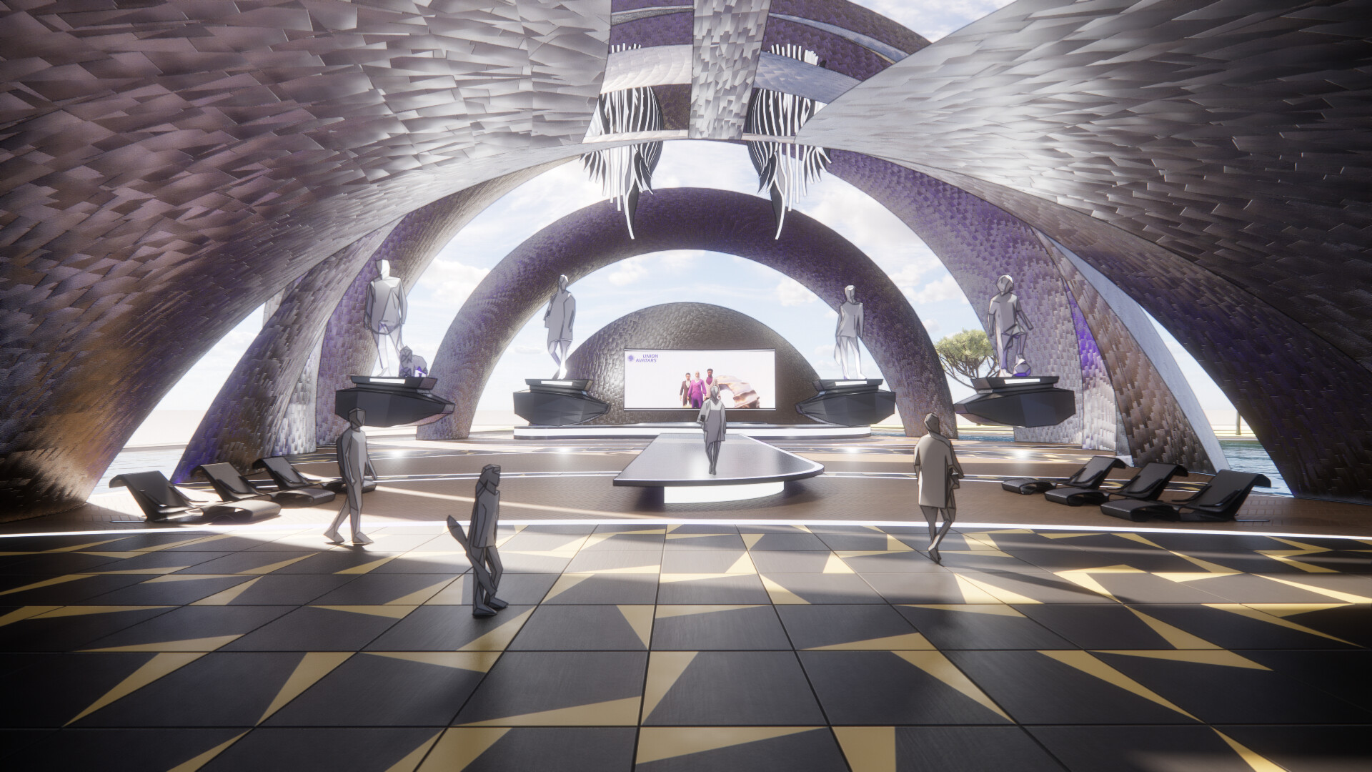 ArtStation - Union Avatars Metaverse Headquarters