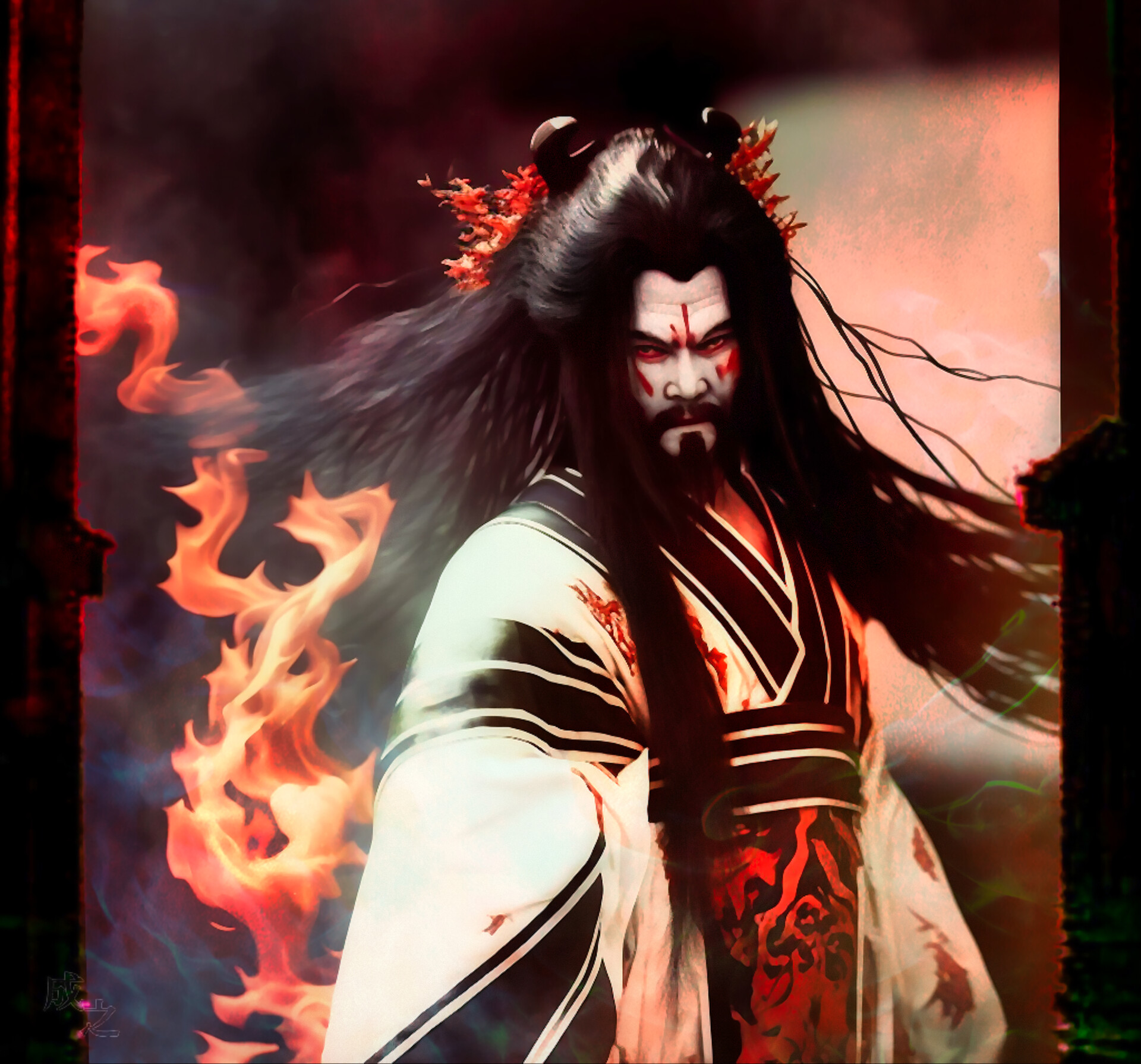 ArtStation - SUSANOO (JAPANESE LEGENDARY GOD / AMATERASU'S YOUNGER ...