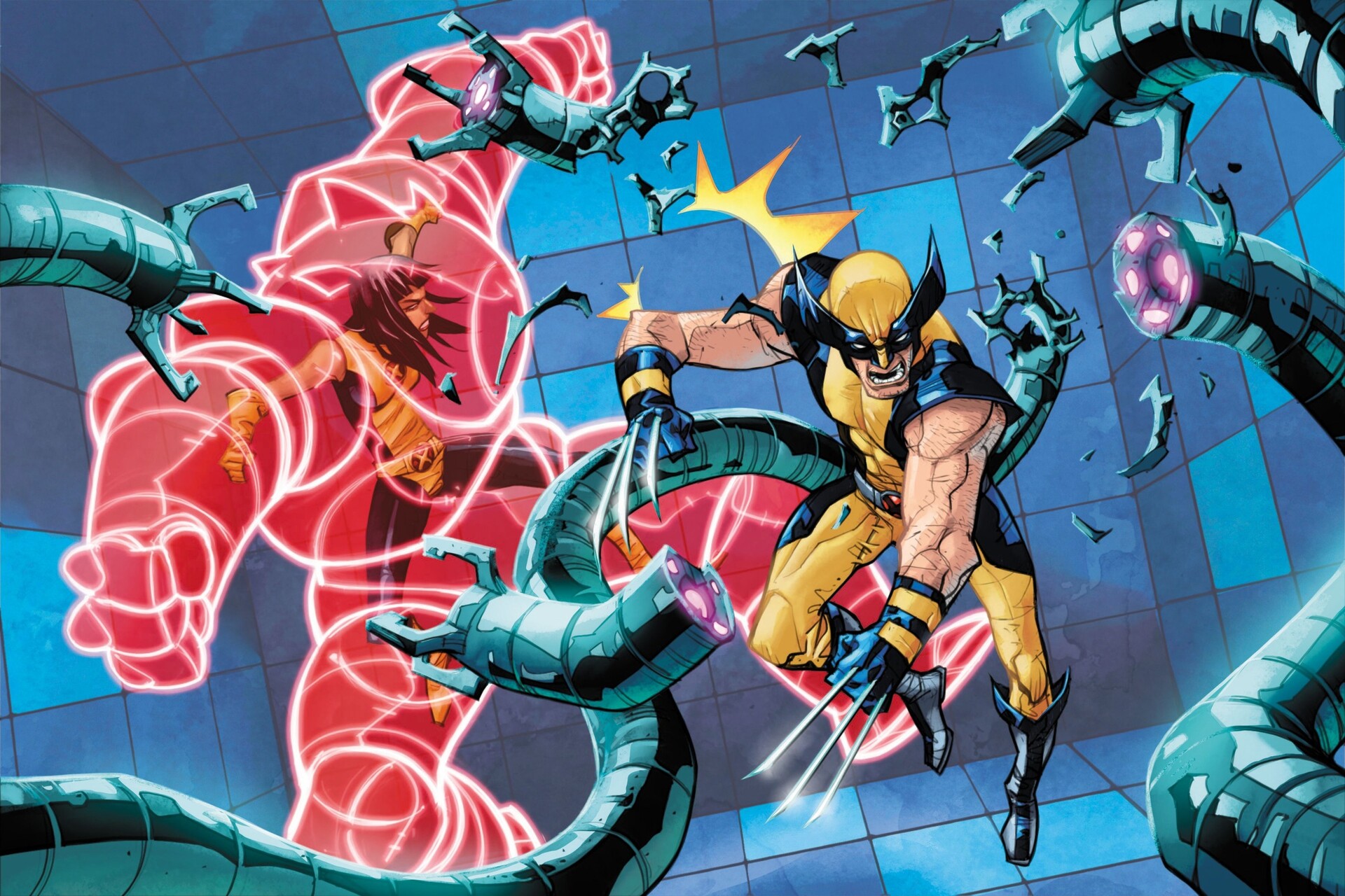 ArtStation - Wolverine card colors