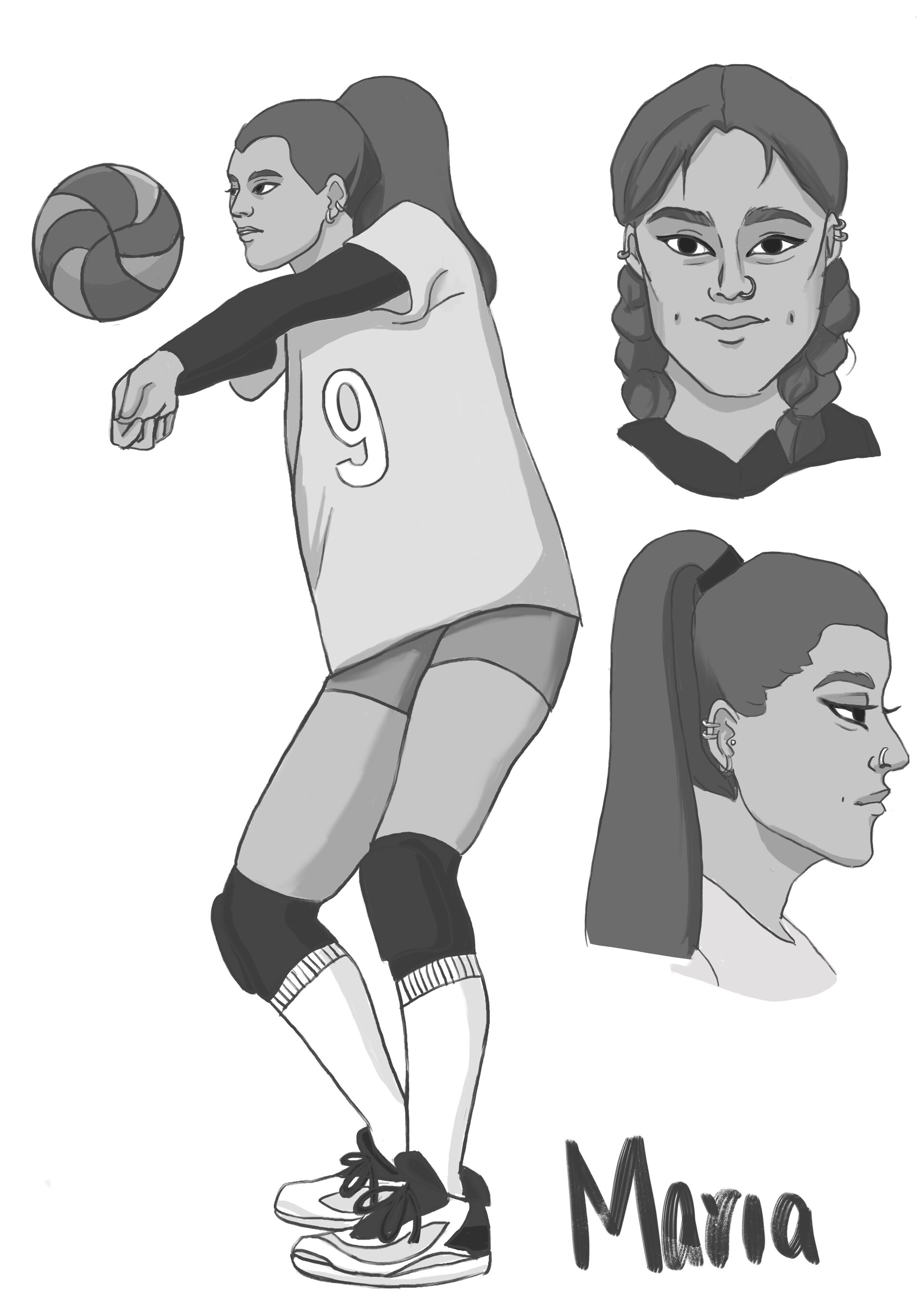 ArtStation - Maria - character concept for comic book