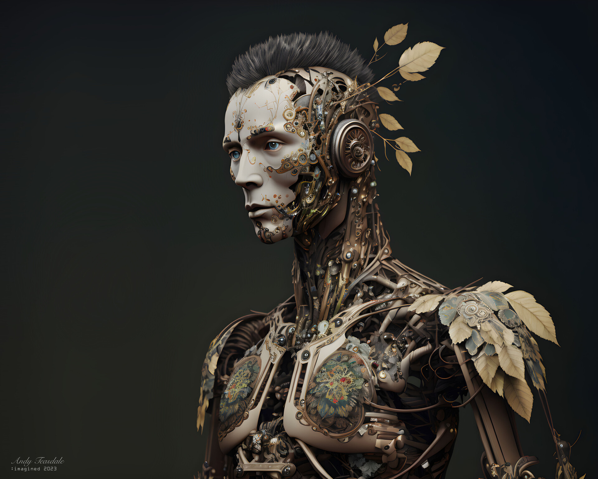 ArtStation - The Willow Patterned Android #01