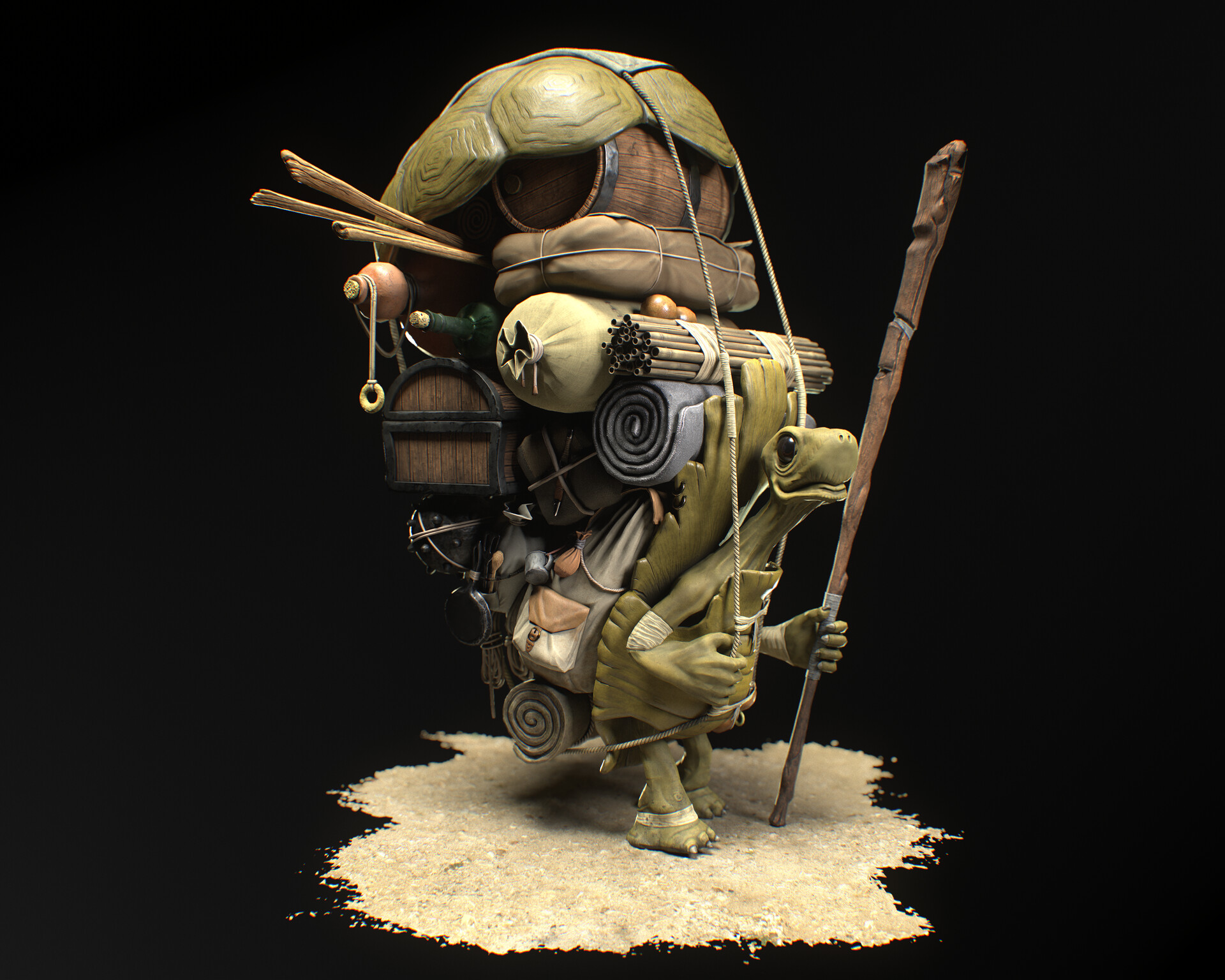 ArtStation - Turtle traveler