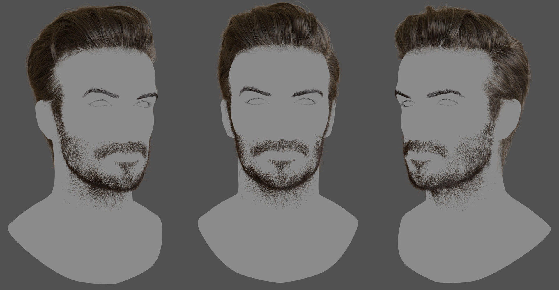 ArtStation - Character WIP Hair