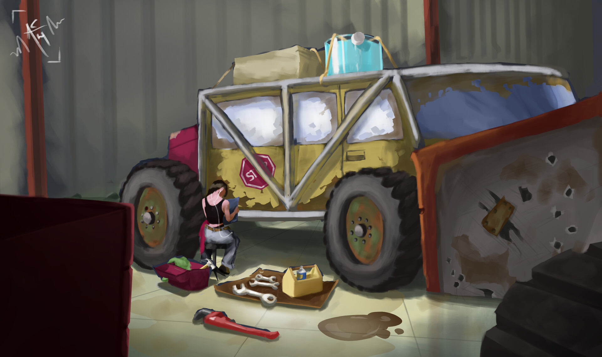 ArtStation - Apocalypse van