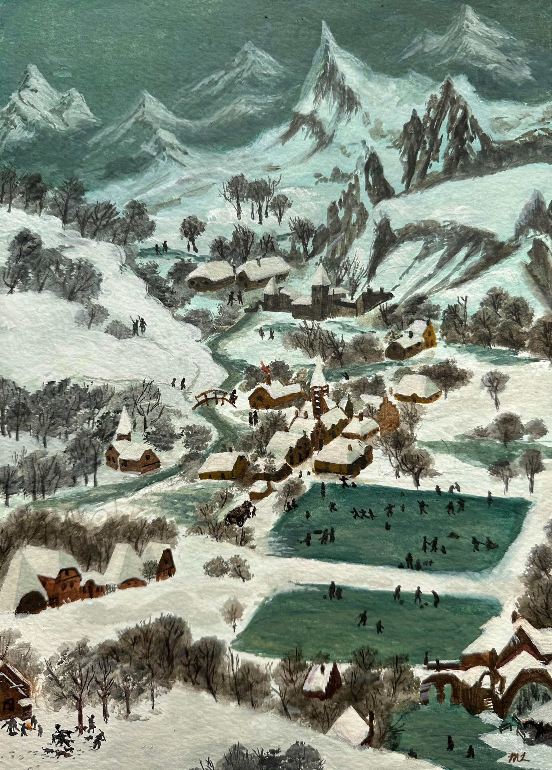 ArtStation - Hunters in the Snow