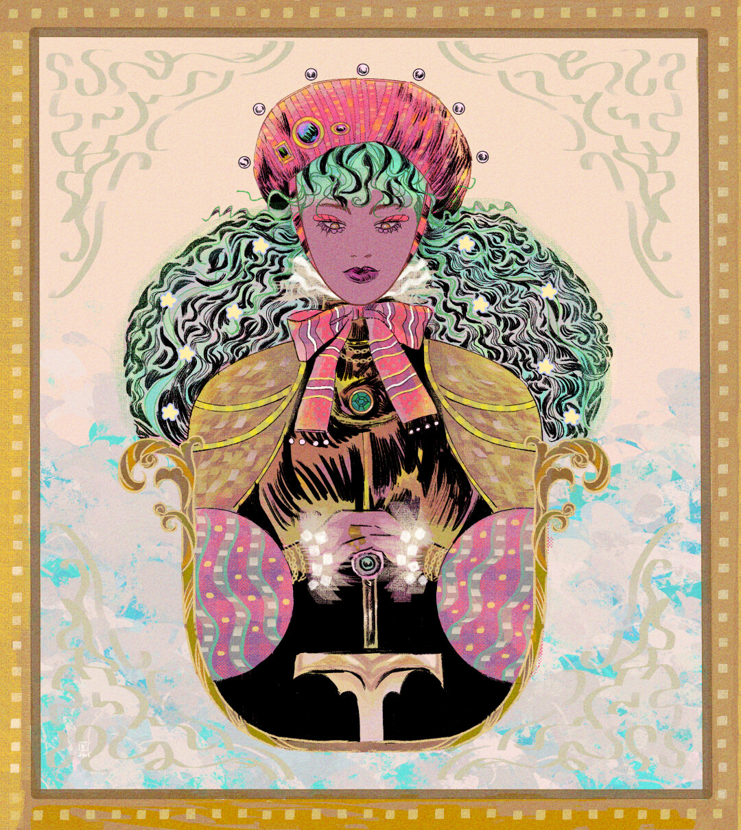 ArtStation - princess warrior oc