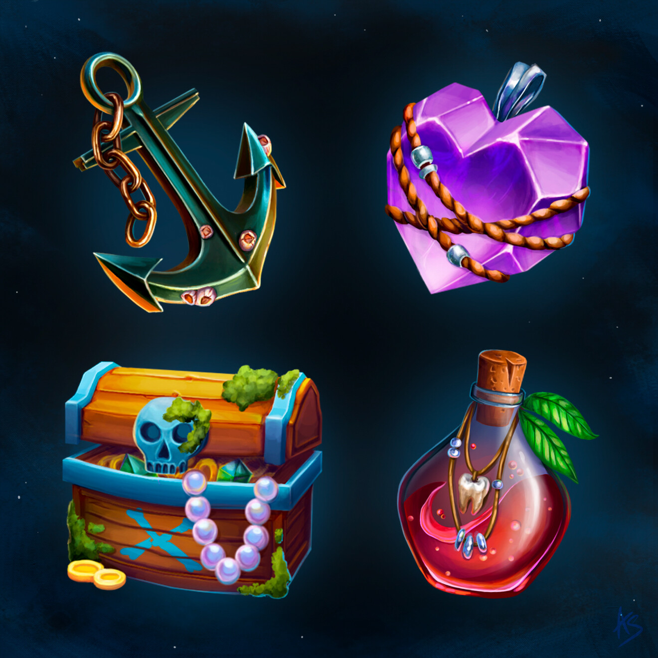 ArtStation - Random game icons