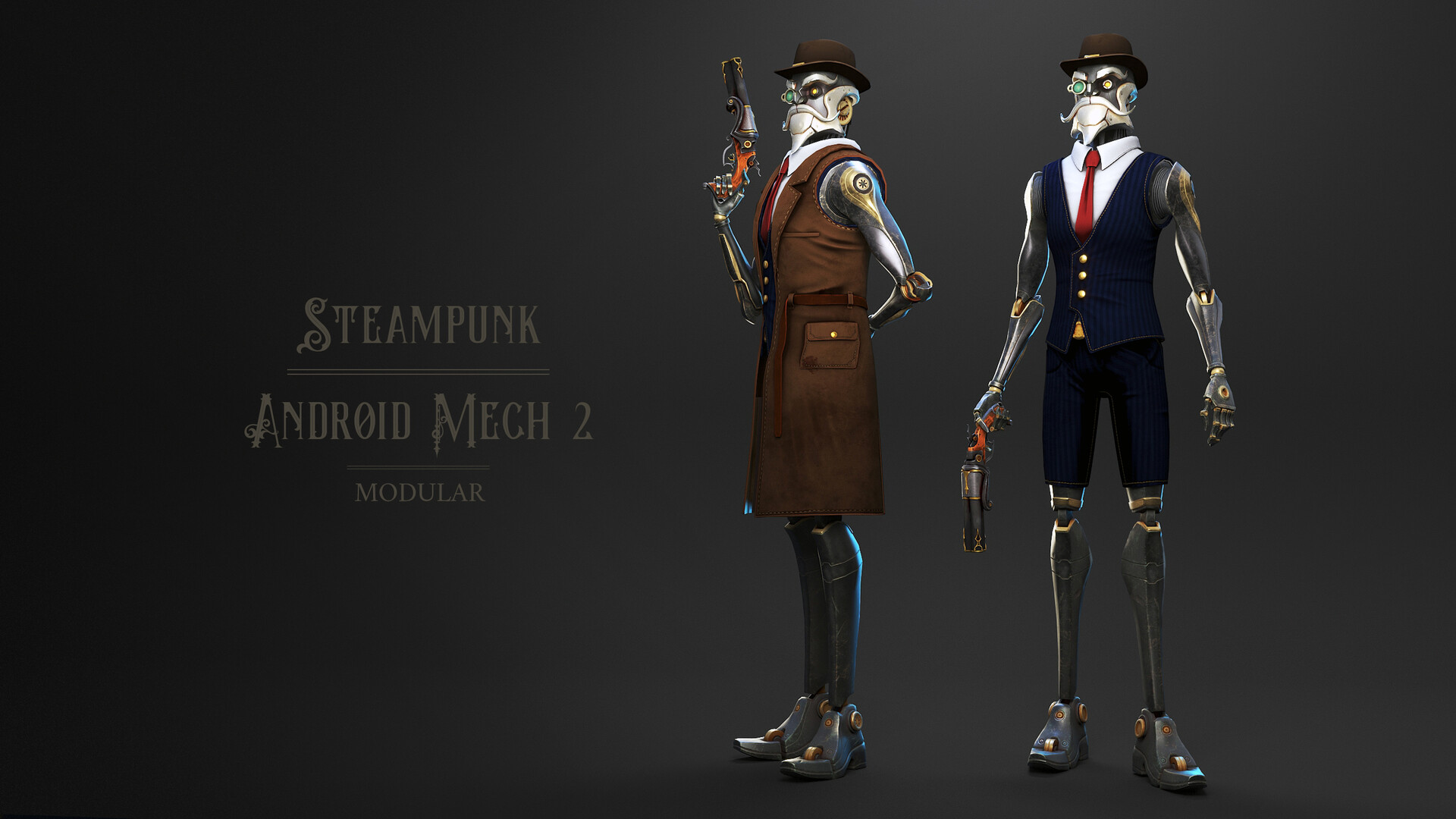 ArtStation - Steampunk Android