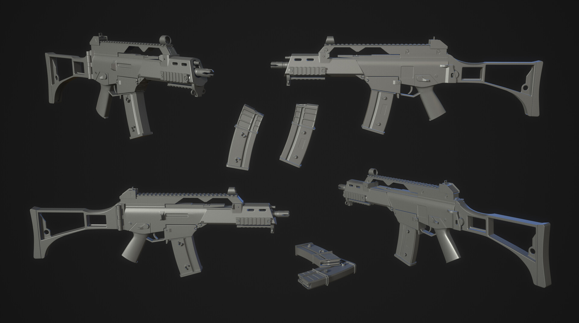 ArtStation - Rifle G36C