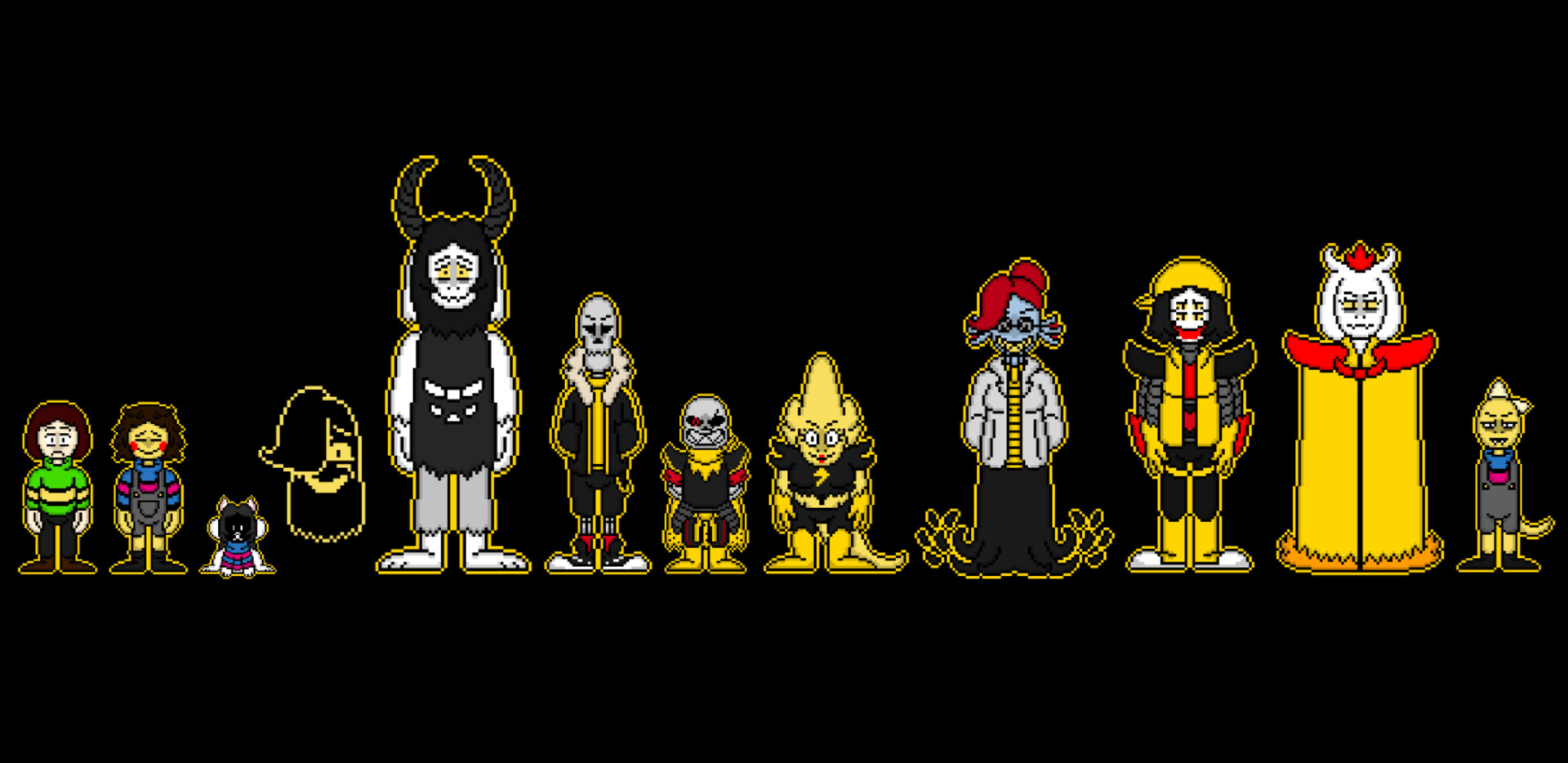 ArtStation - (Mettalicc's FellSwap AU) Main Cast