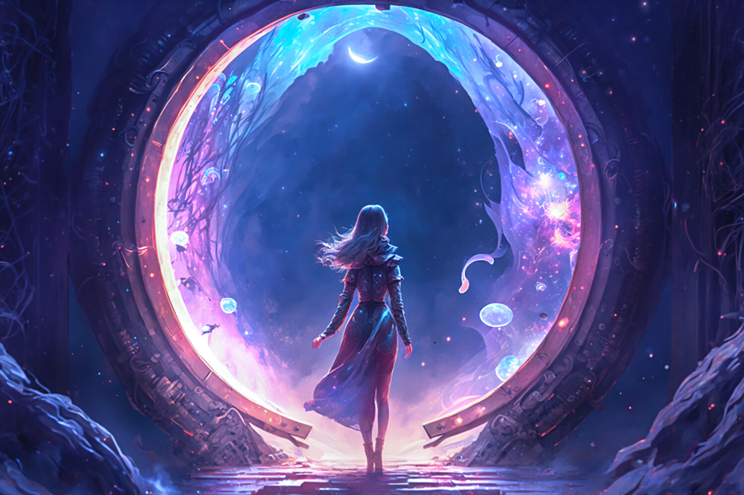 ArtStation - A Girl's Journey into the Unknown