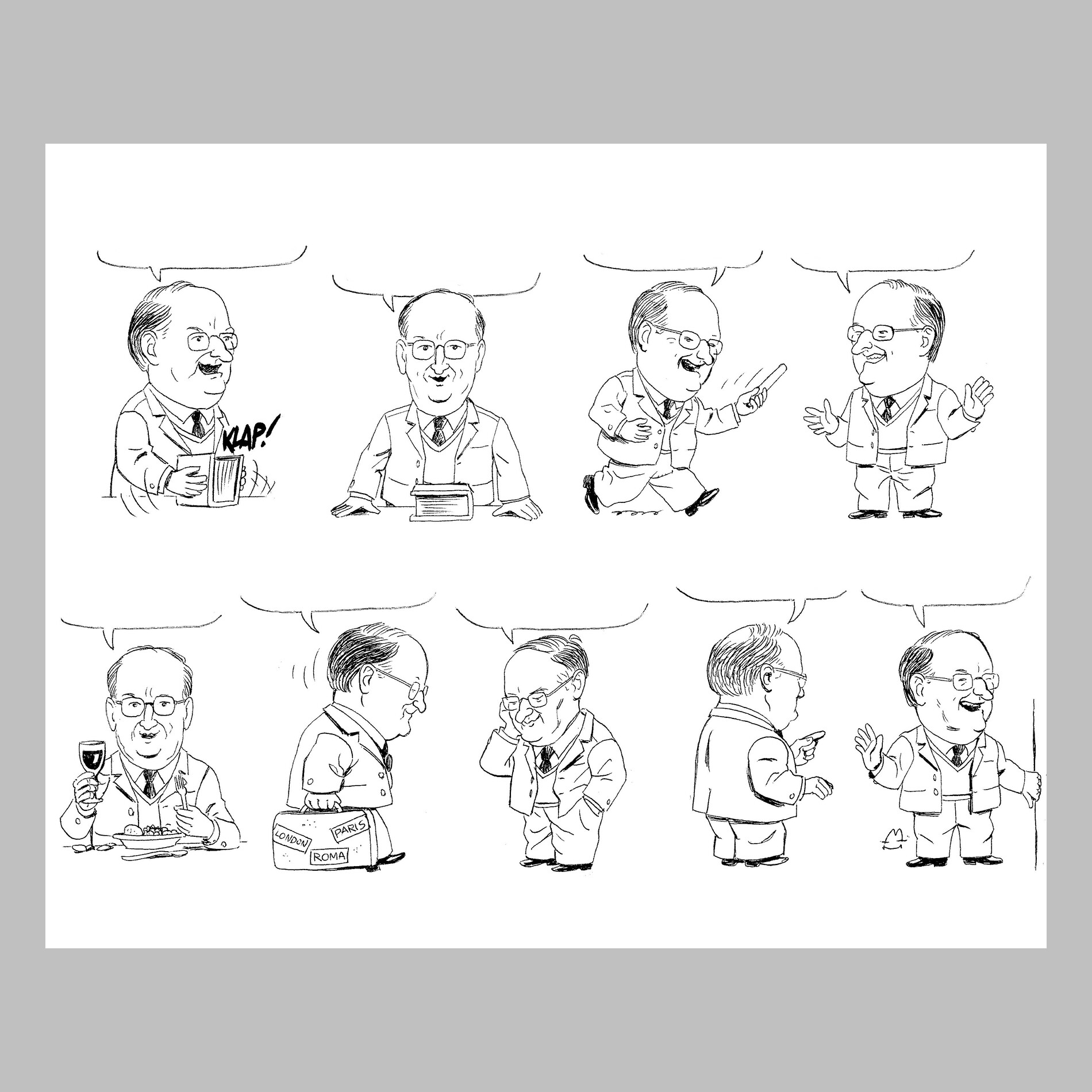 ArtStation - Short comic strip - Farewell retirement speech