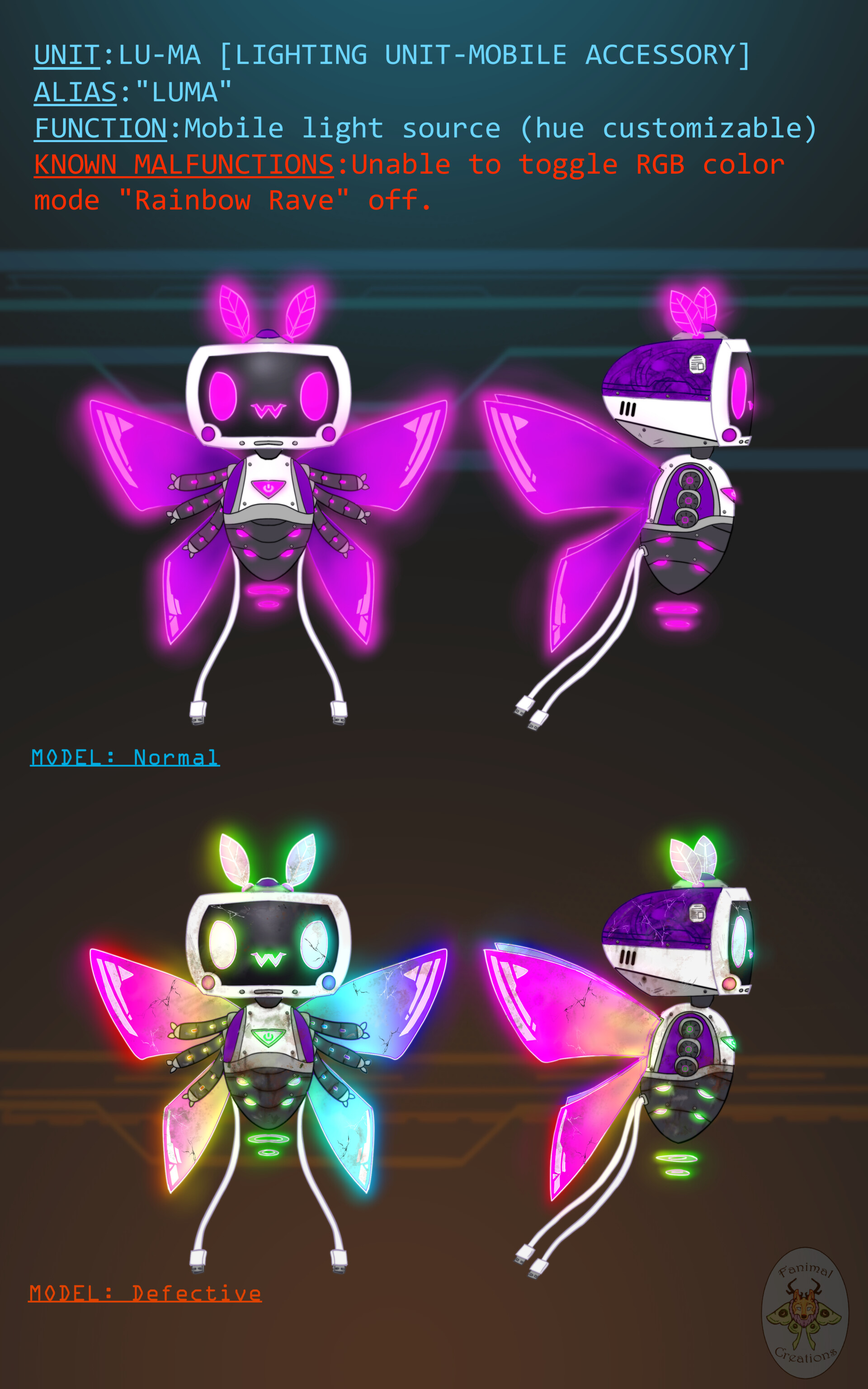 Irene H. - System Bugs: Insect Inspired Companions for a sci-fi setting