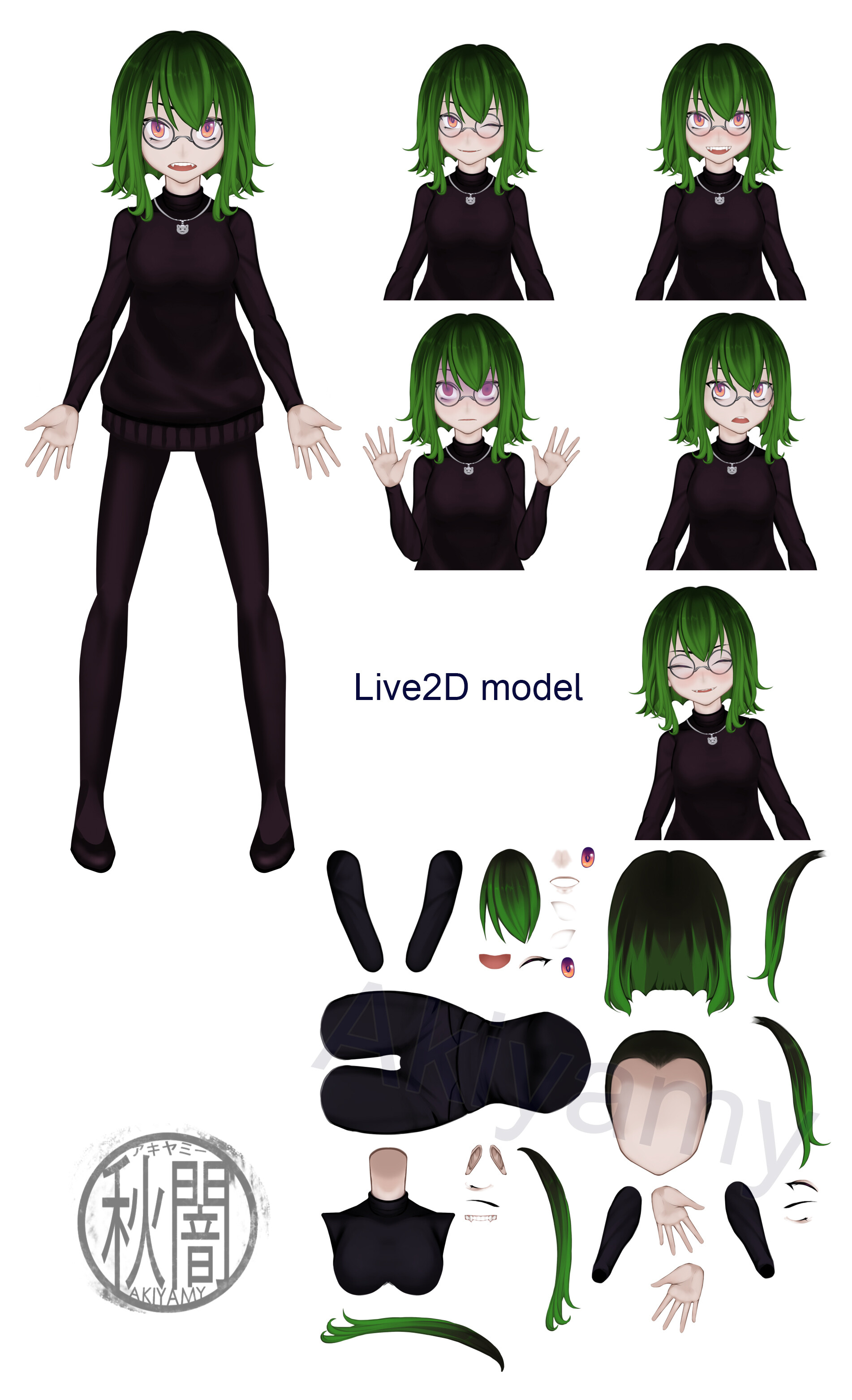 Akiyamy - My Live2D model for YT channel