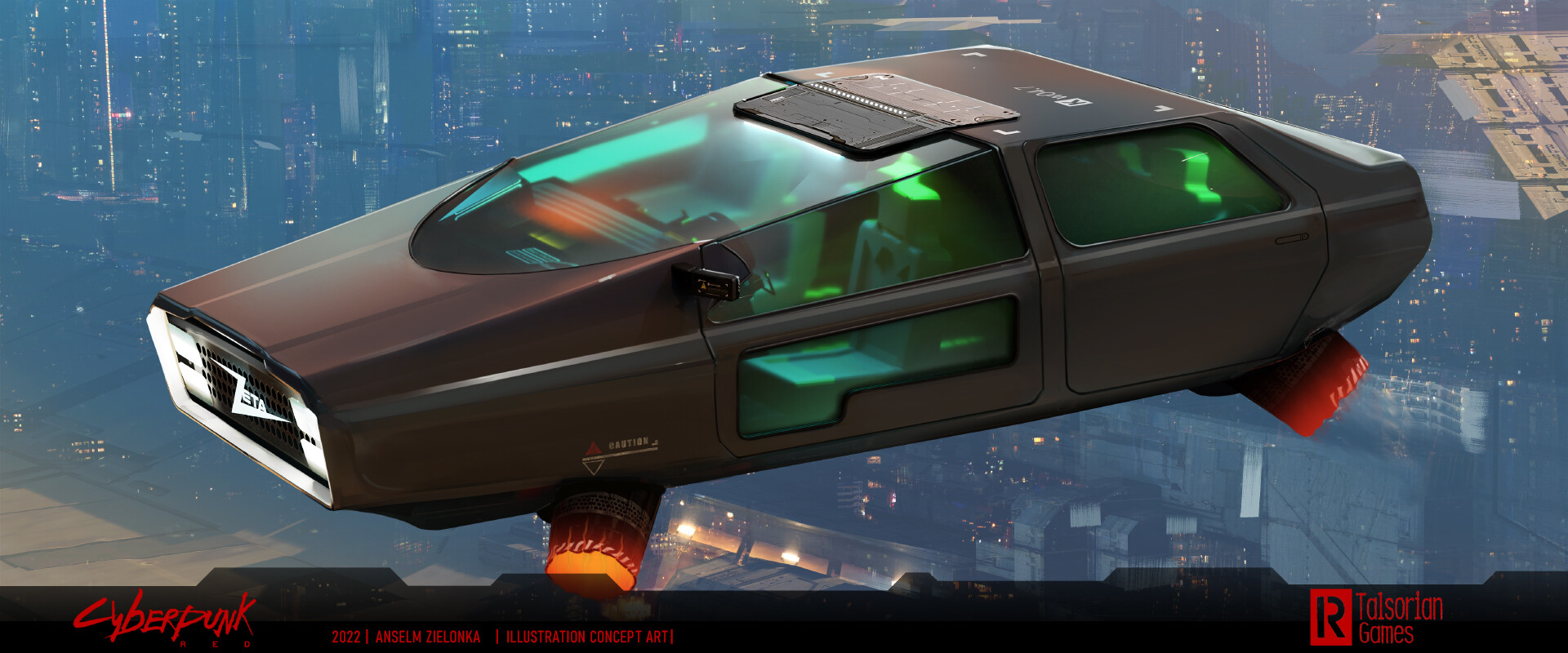 Anselm Zielonka - Cyberpunk Red - Black Chrome : Zetatech Destination