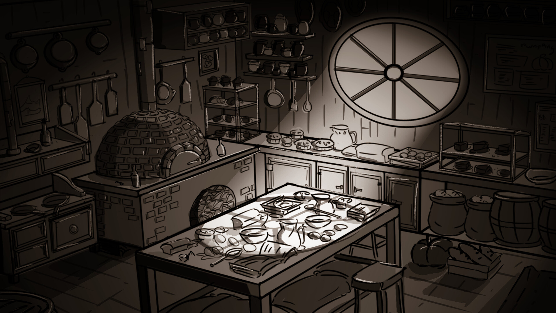 ArtStation - hobbit kitchen