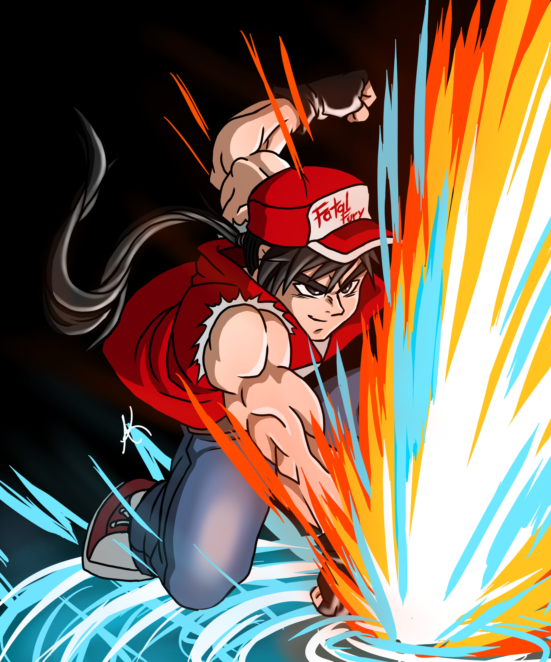 ArtStation - Terry Bogard (black hair)