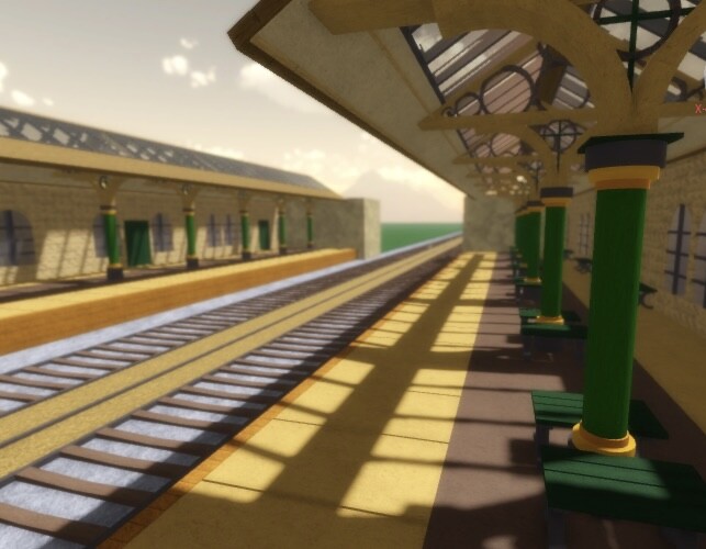 ArtStation - Train station