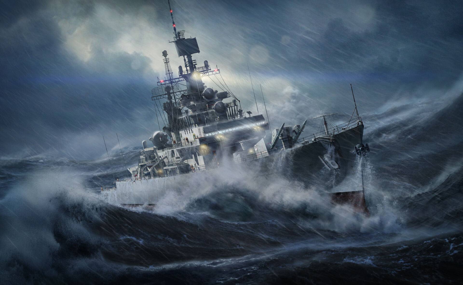 ArtStation - Leahy Class Cruiser