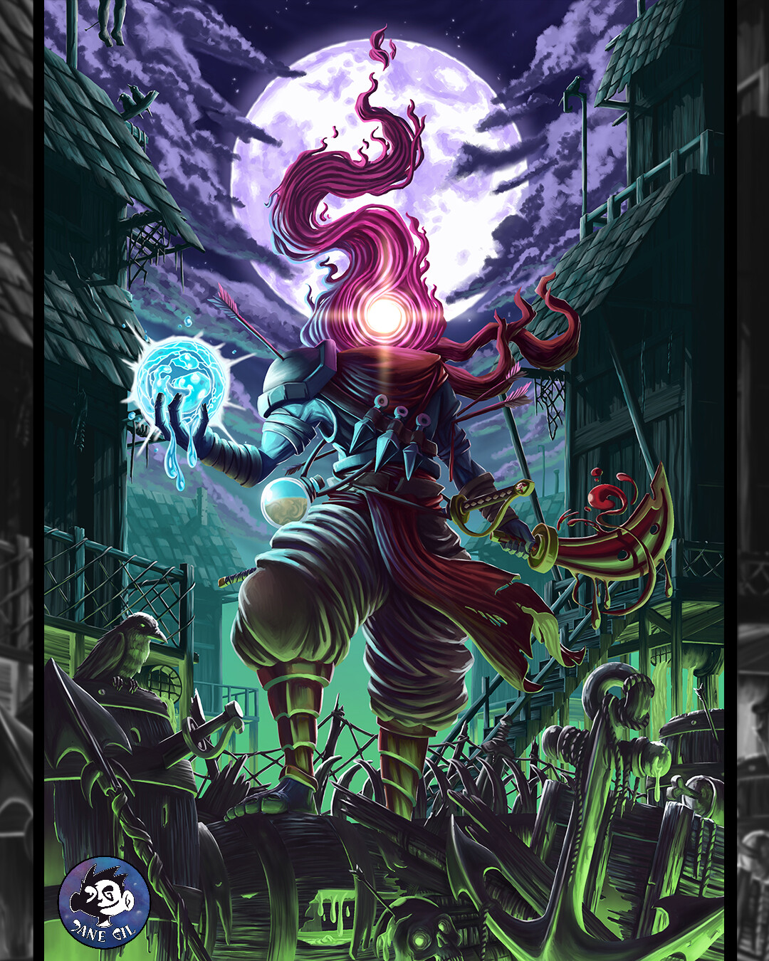 Artstation Prisionero Prisoner Dead Cells Fan Art