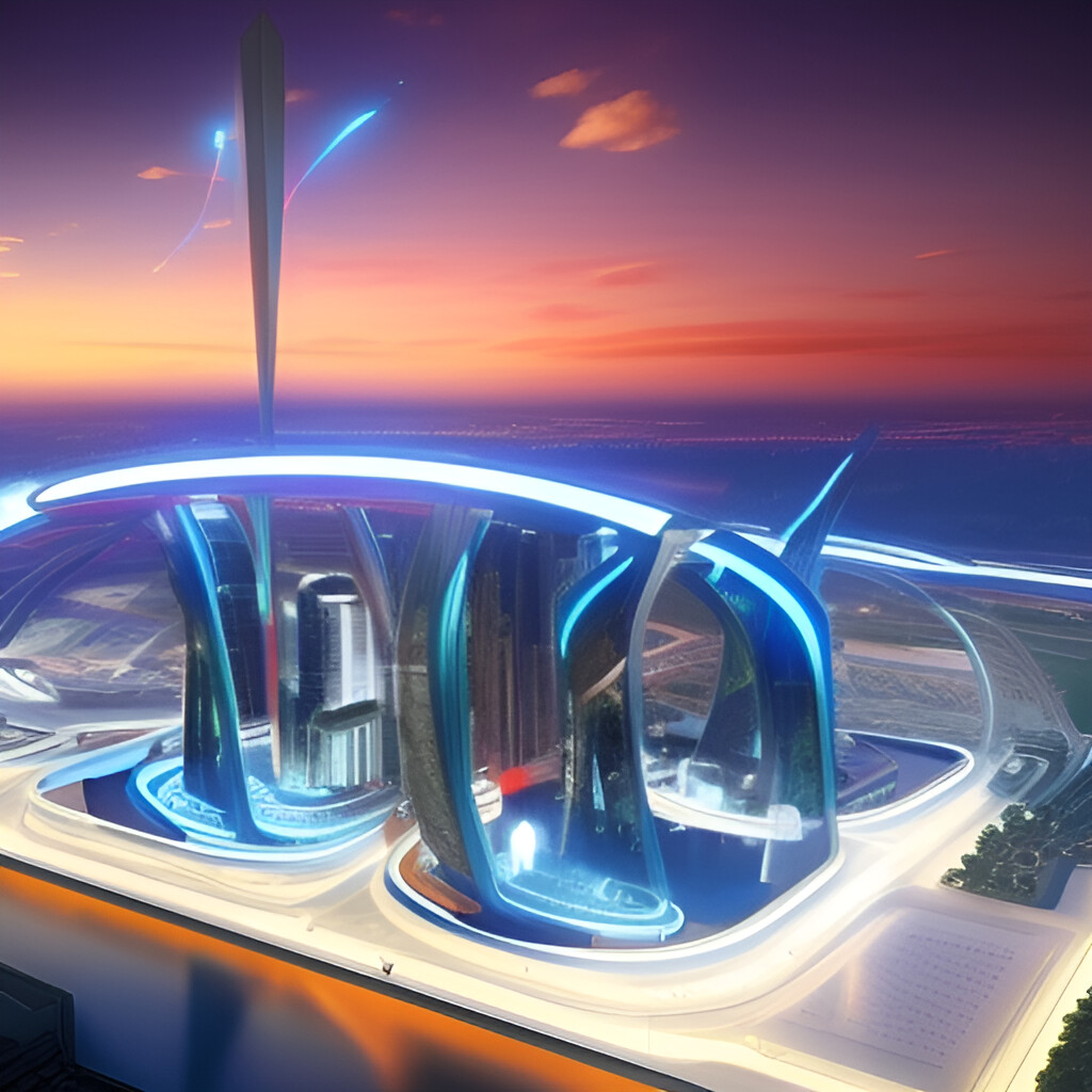 ArtStation - Futuristic city Moscow