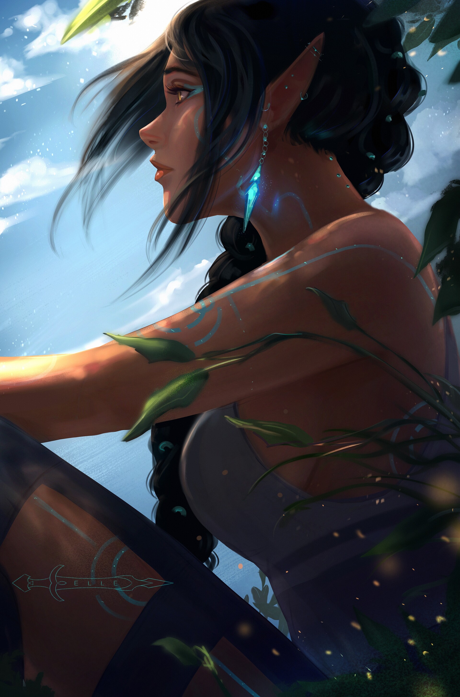 ArtStation - Waiting in the shade