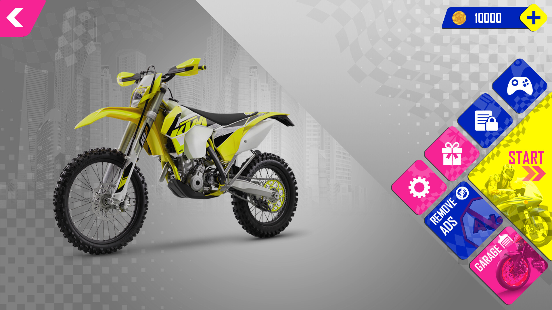 ArtStation - Bike Racing Game UI