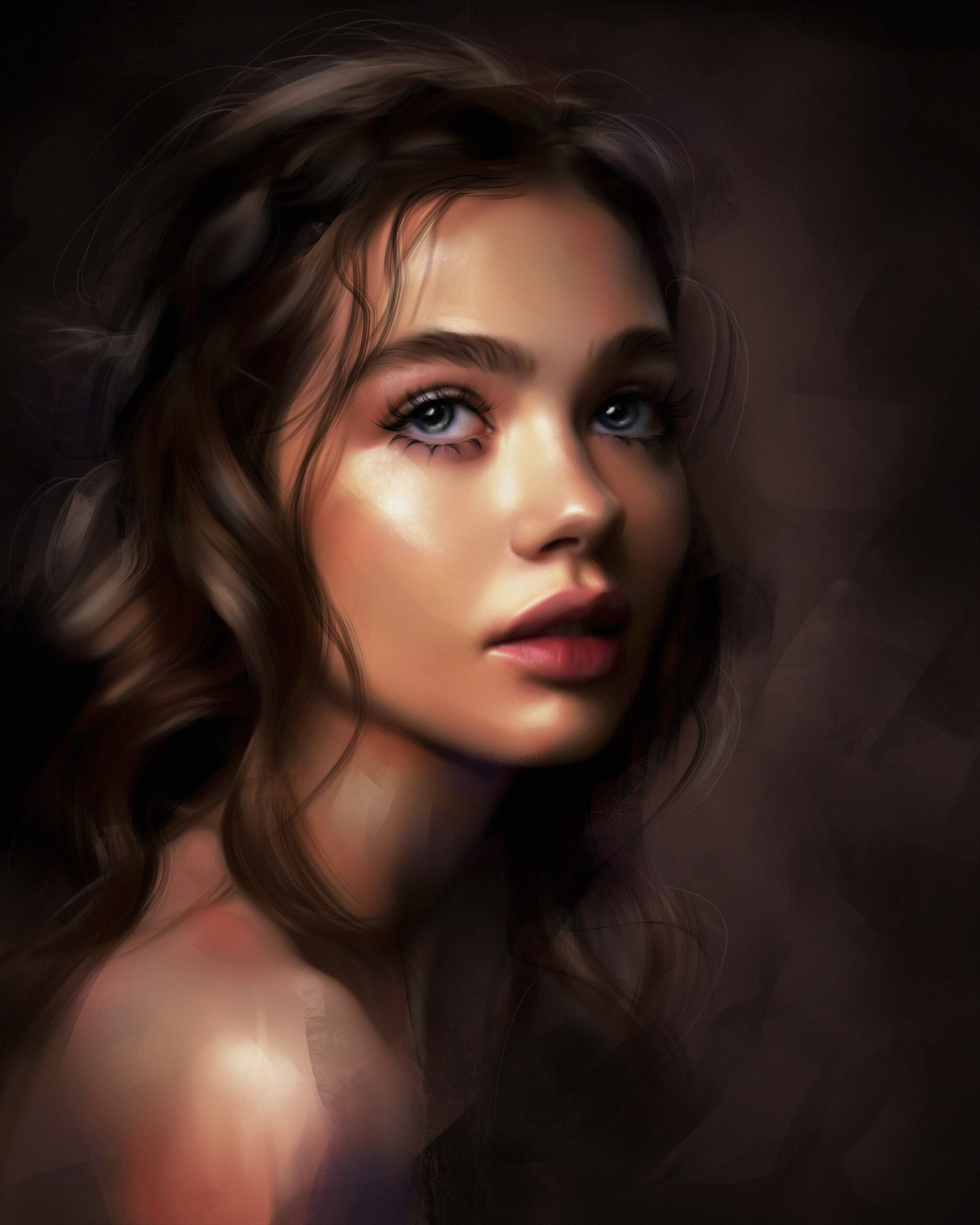 ArtStation - digital portrait