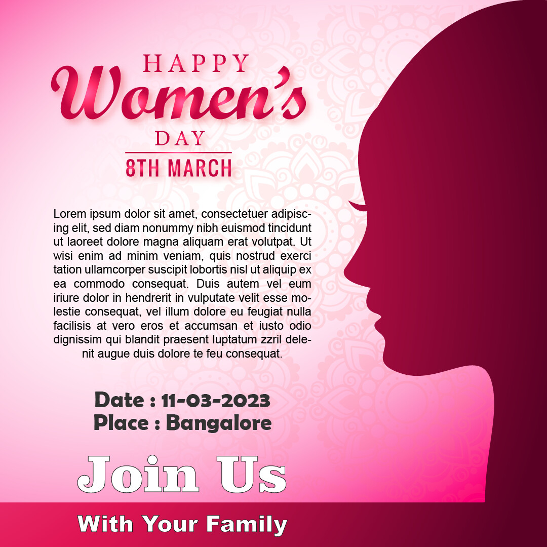 ArtStation - Womens day social media poster