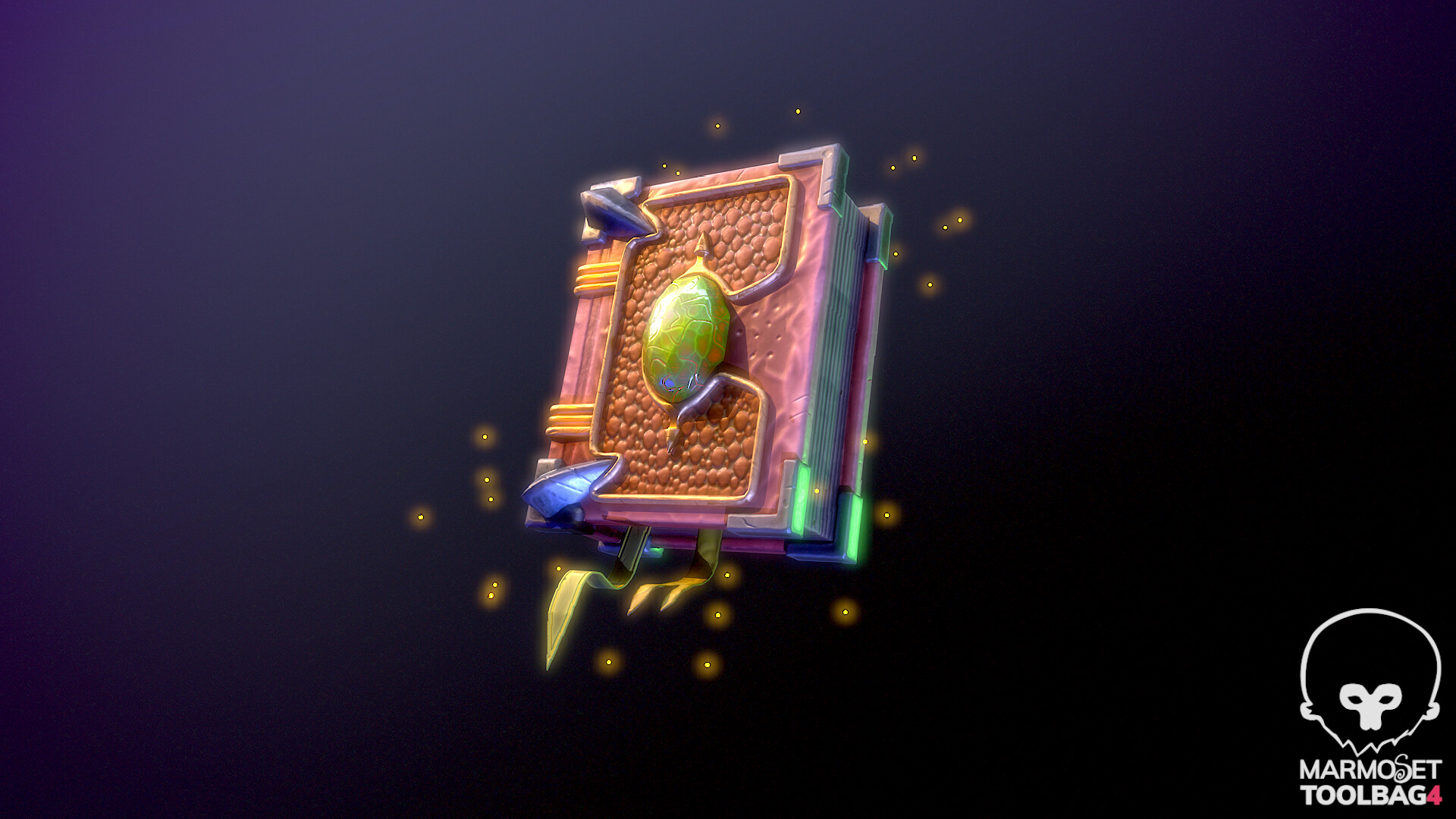 ArtStation - Stylized Spell Book