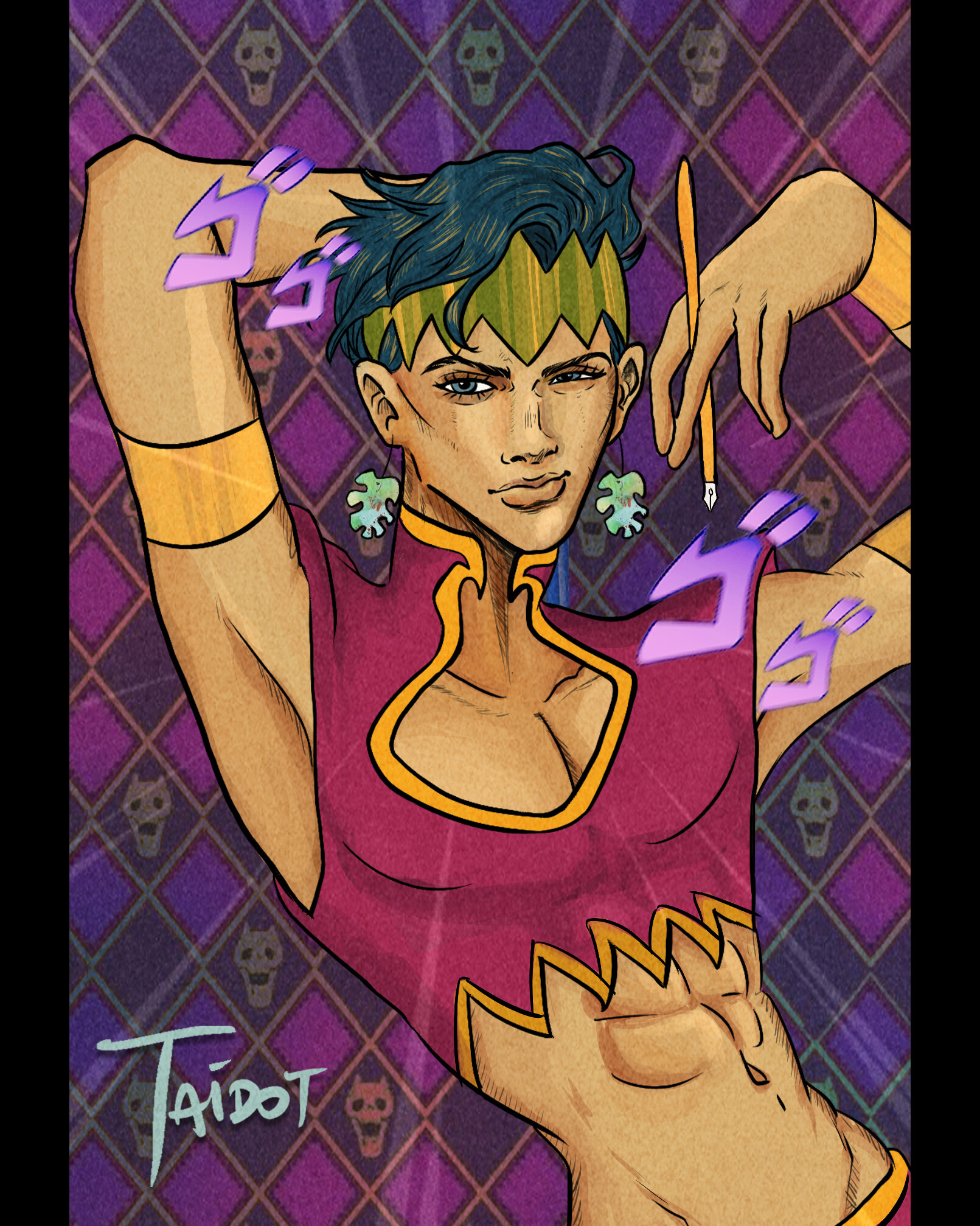 ArtStation - Kishibe Rohan Commission