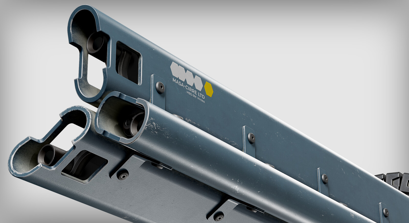 Ben Abaev - MBS-9M Hydra Type-Three-barreled heavy machine gun