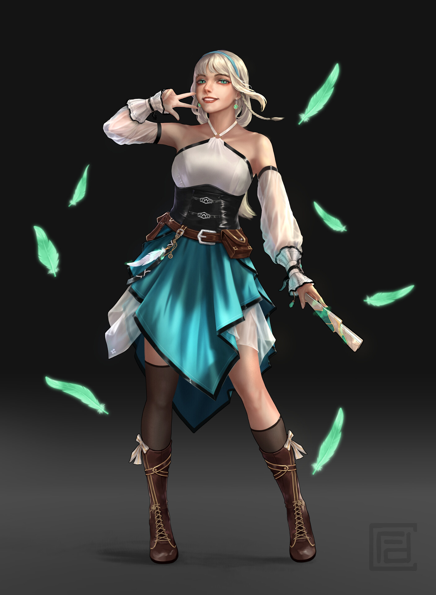 ArtStation - Character Design - Magic cute girl