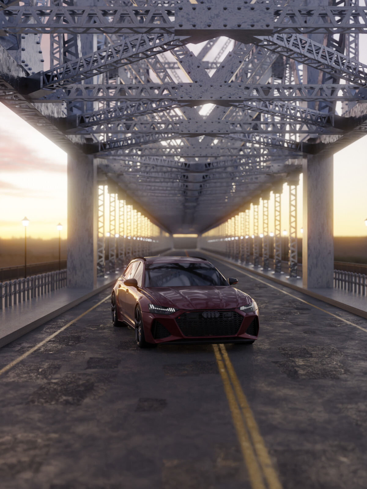 ArtStation - bridge car