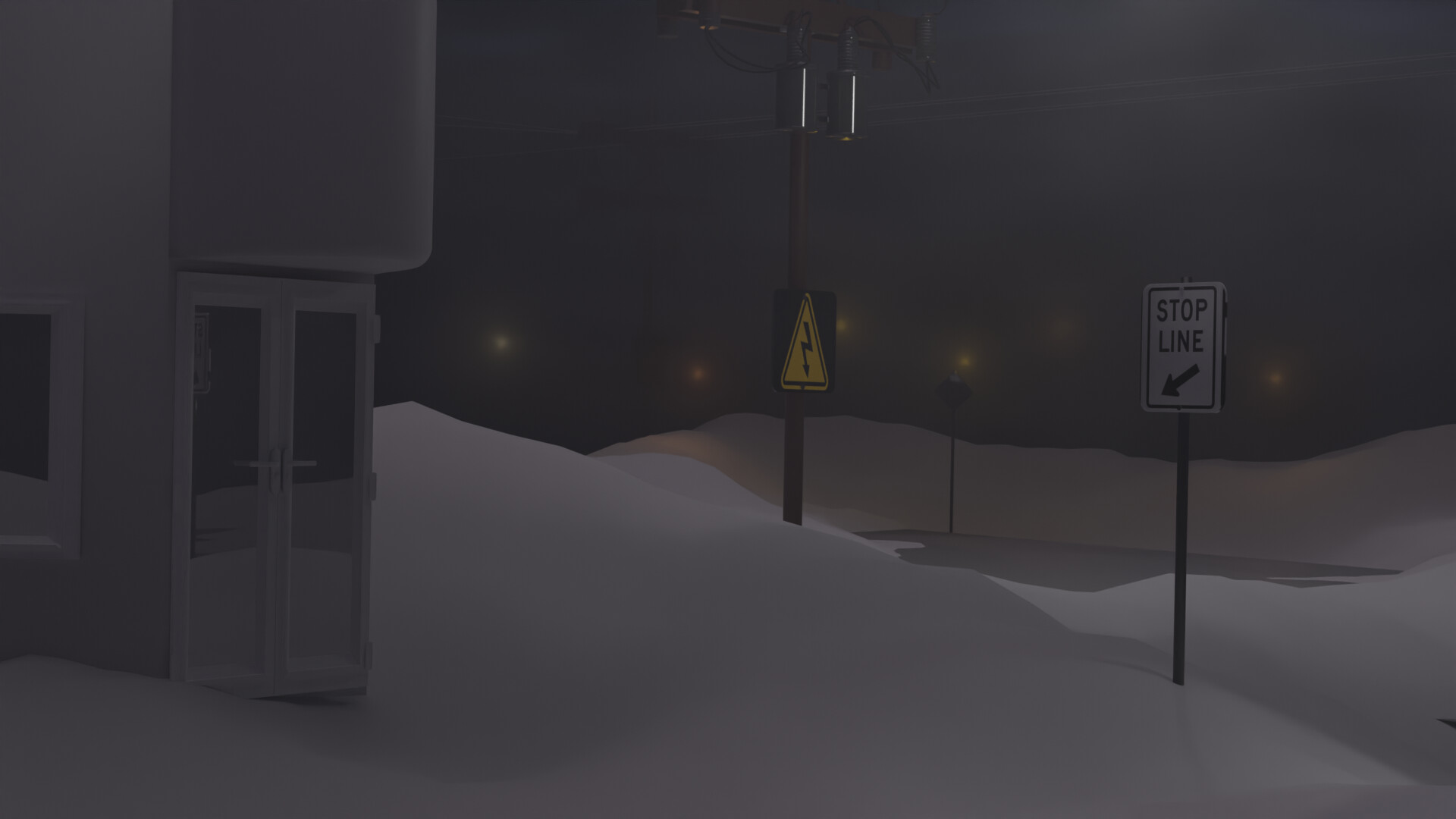 ArtStation - Quiet snow scene