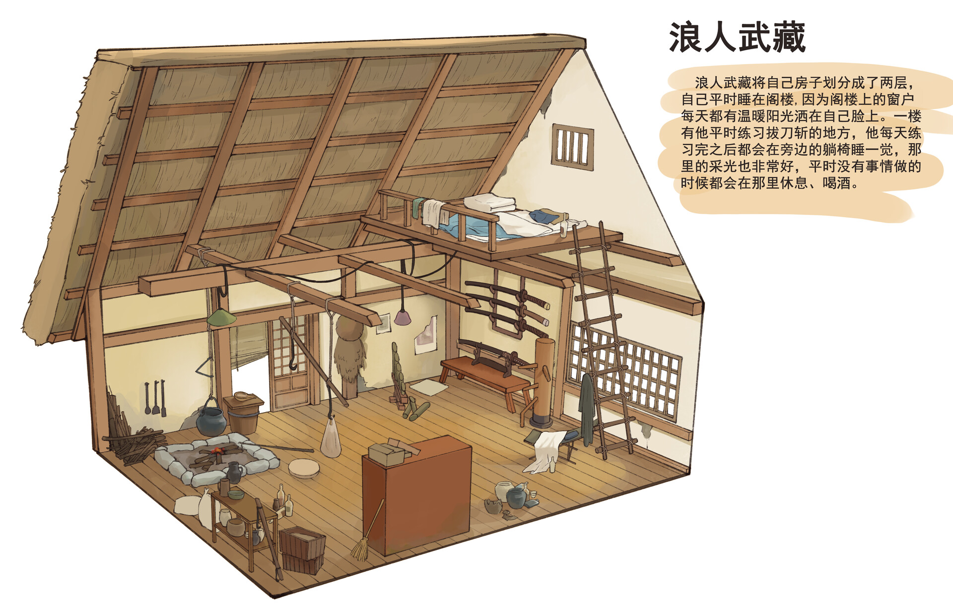 ArtStation - Ronin‘s house