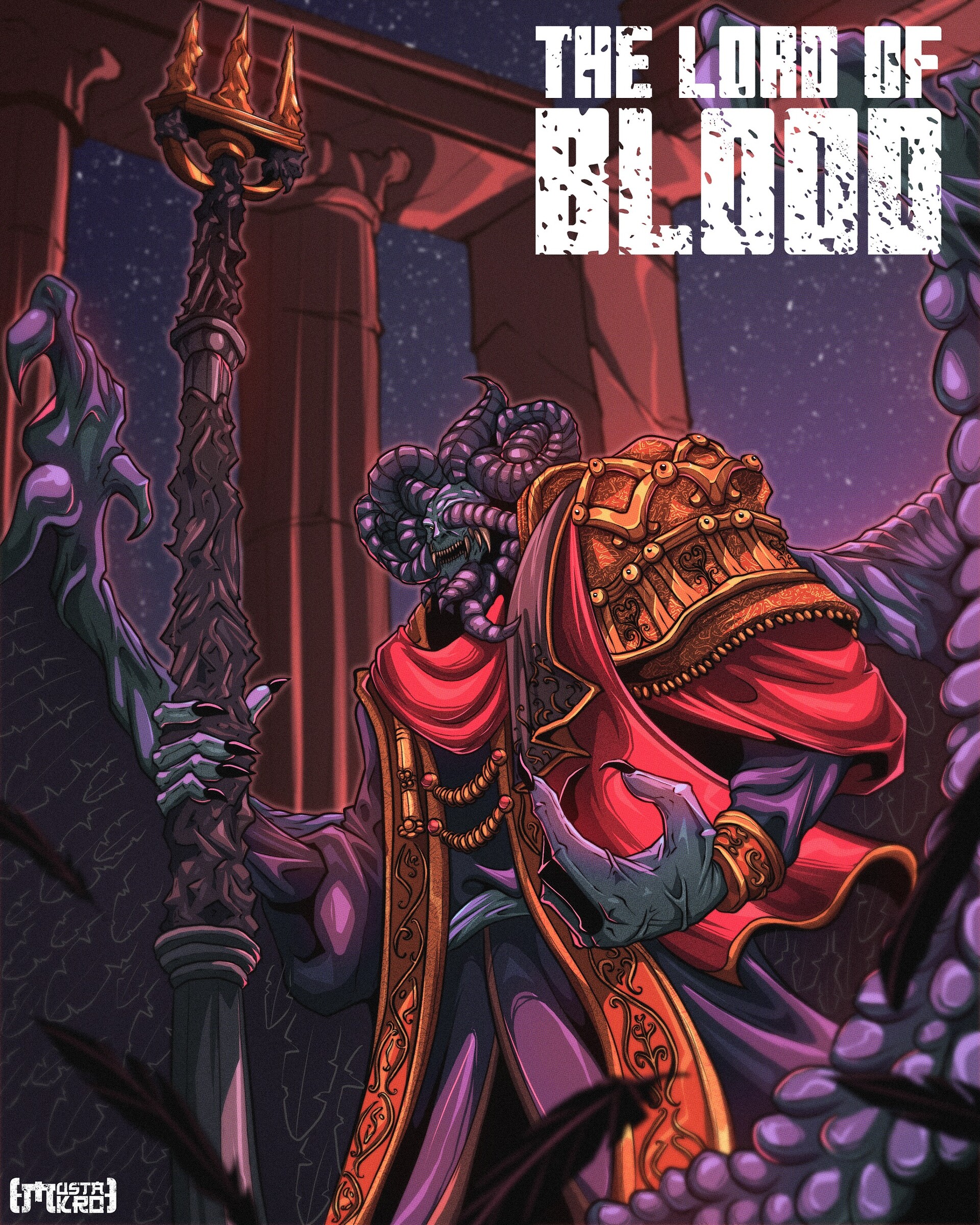 Mustakro - MOHG, LORD OF BLOOD - FANART