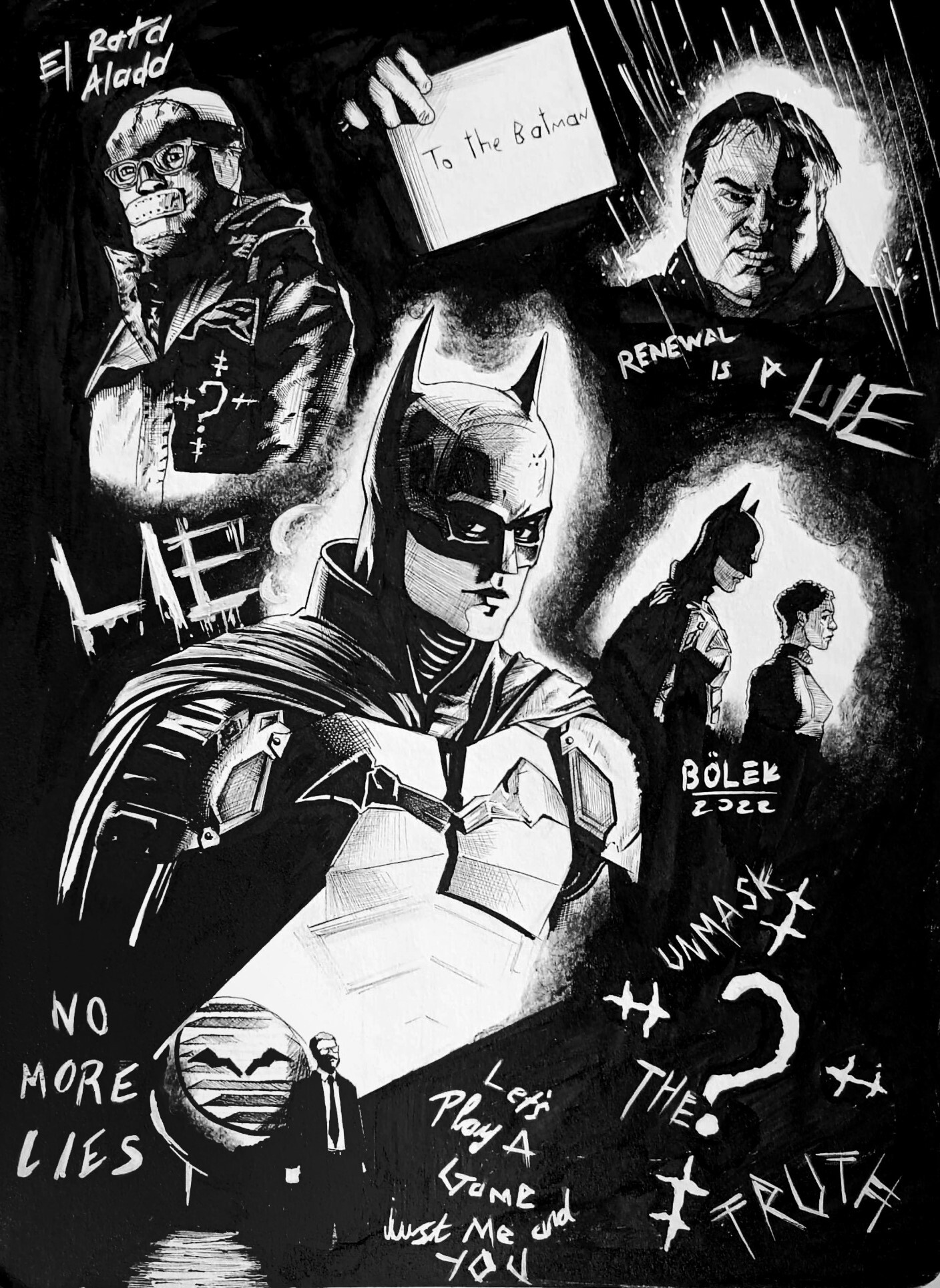 ArtStation - The Batman comic art