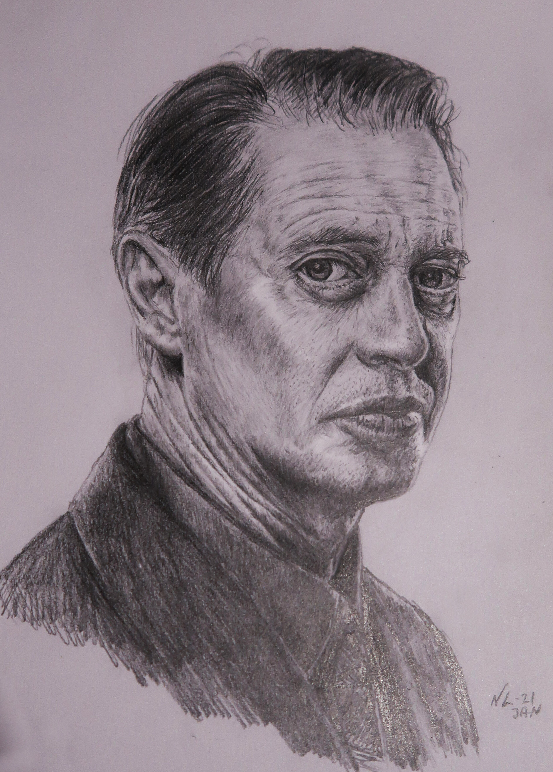 ArtStation - Steve Buscemi Portrait
