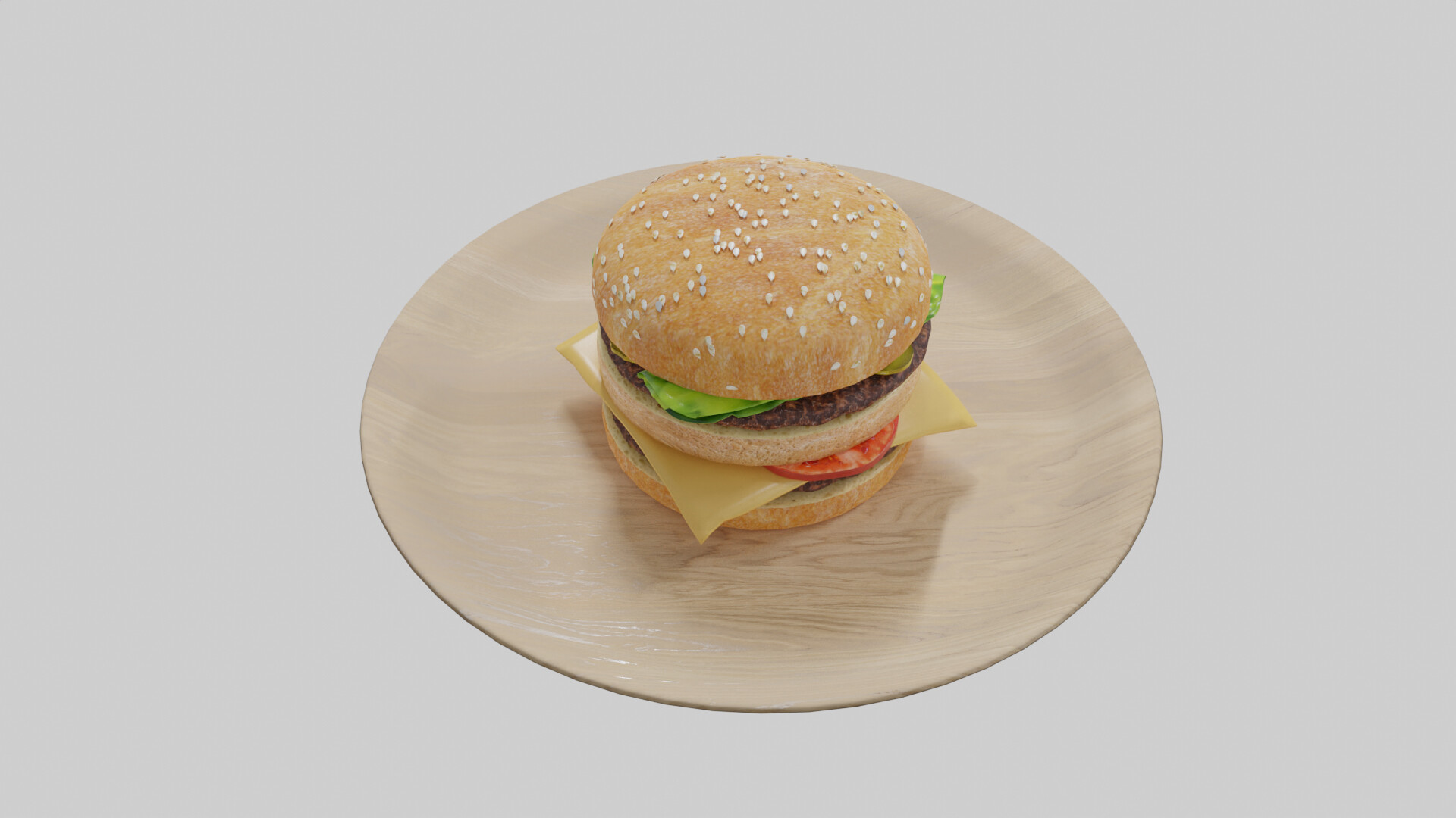 ArtStation - realistic burger