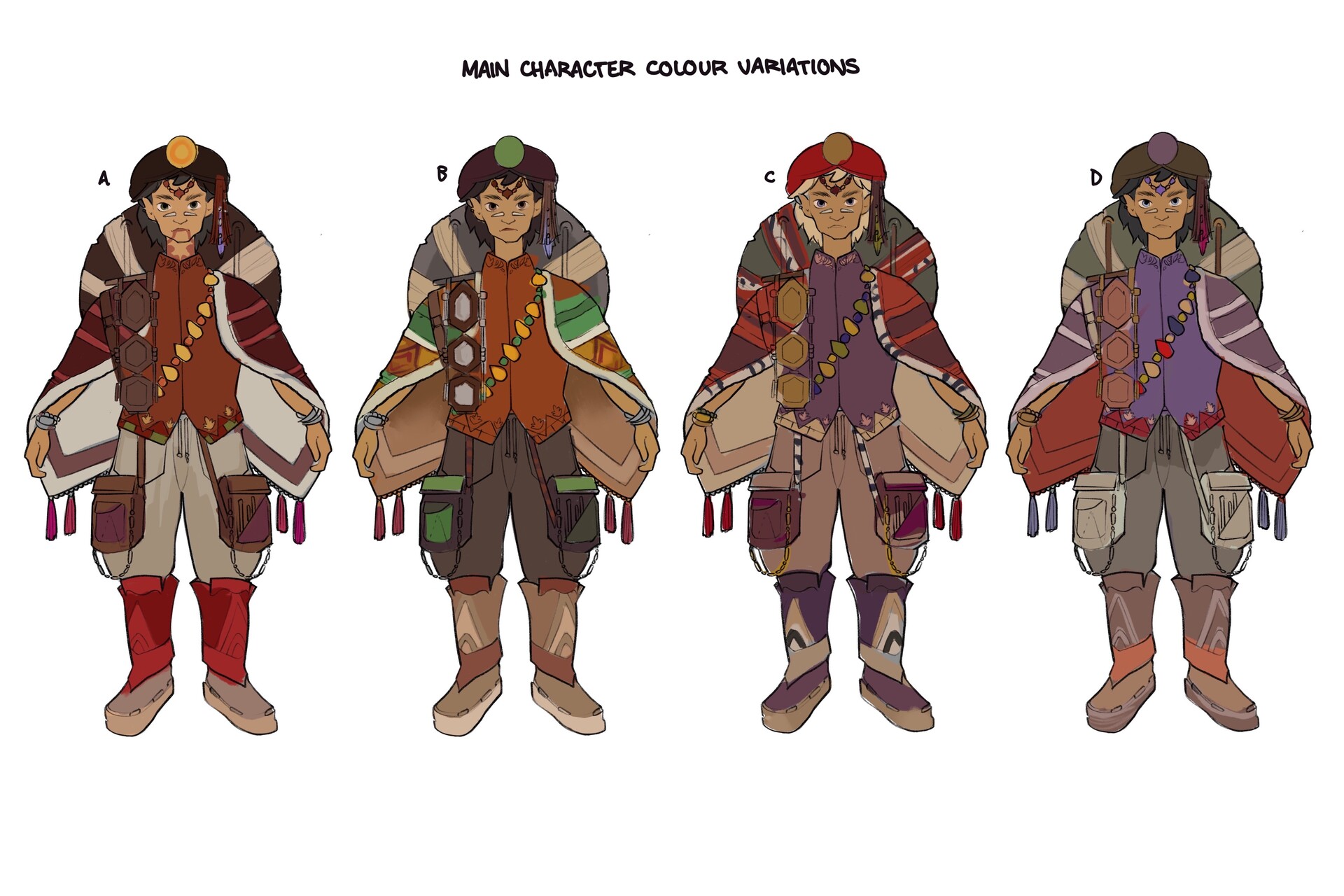 Hassan Howlader - Young Warrior Main Character Design